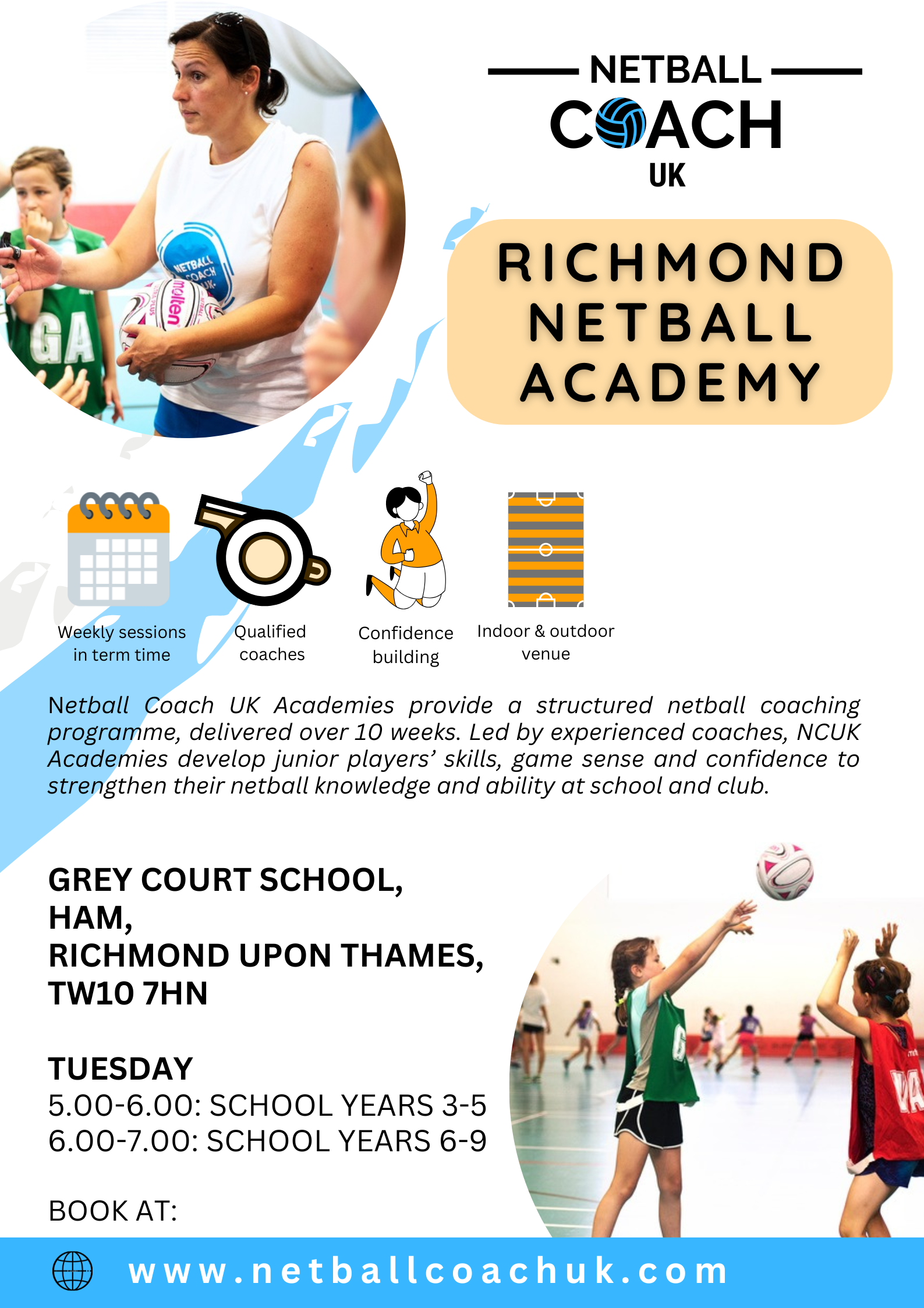 Richmond Netball Academy — Netball Coach UK