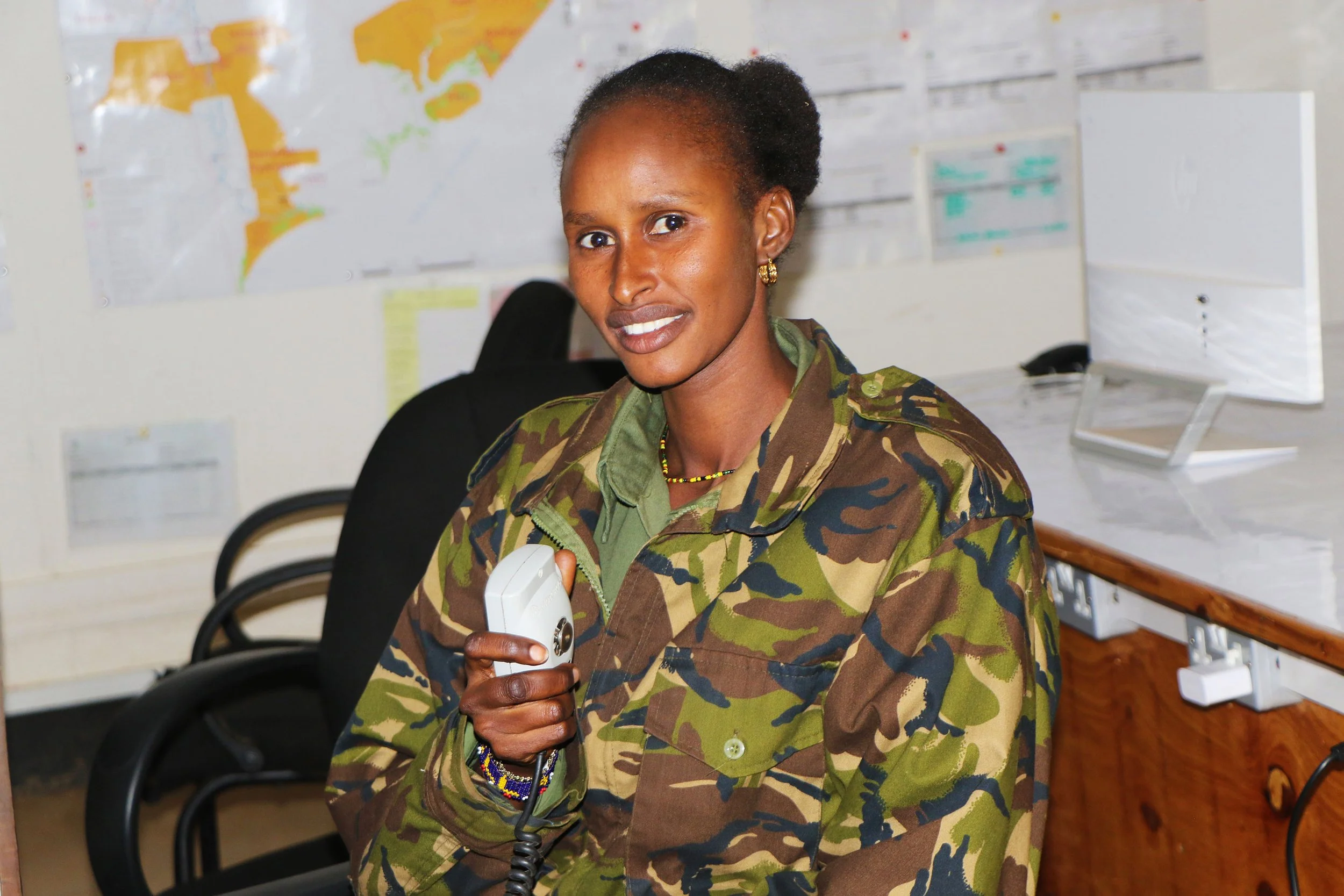 Meet Bella, our first and only female radio operator at the HQ ...