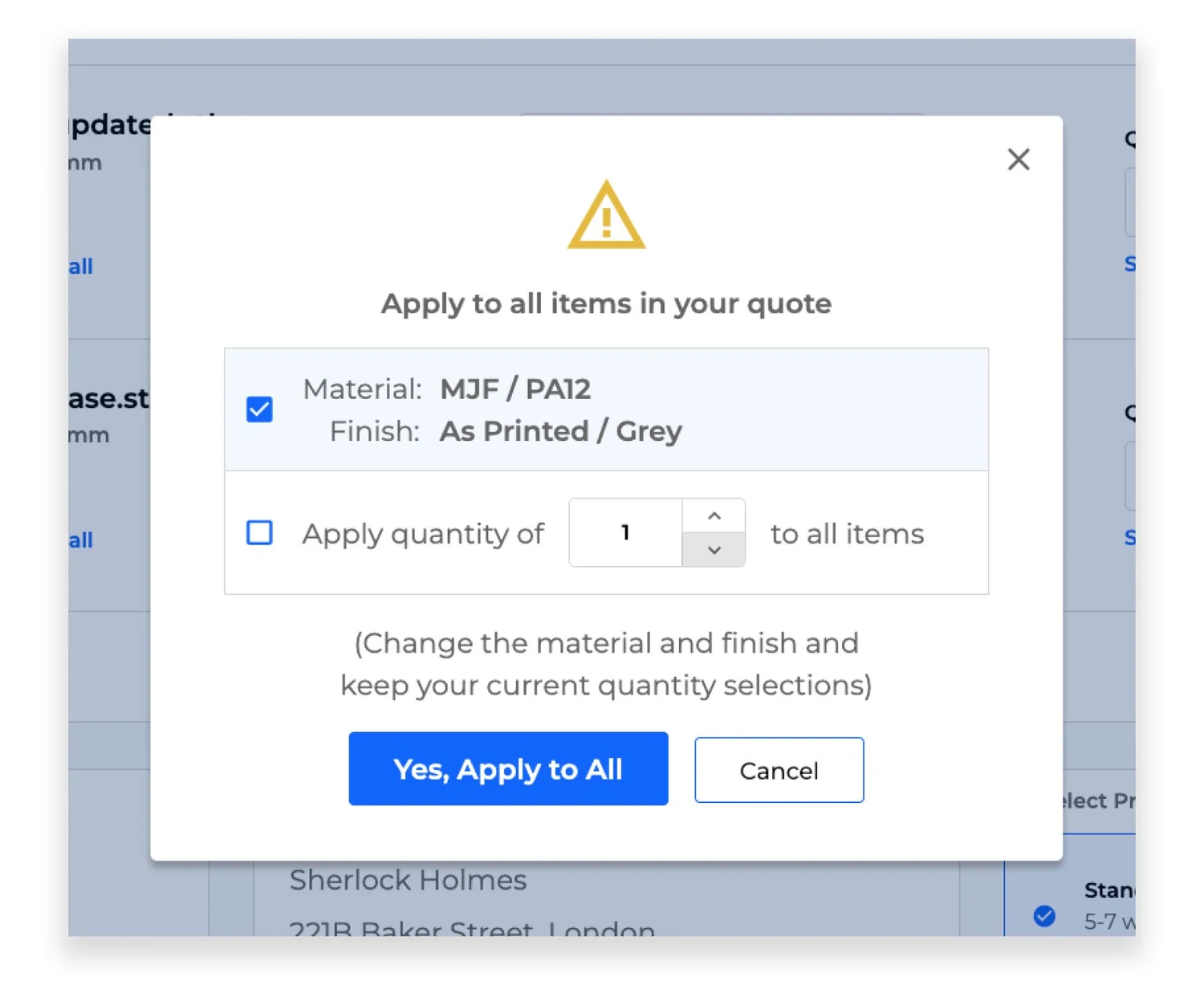 UPDATE: Online Quote App now accepts payment terms and more — 3D People UK