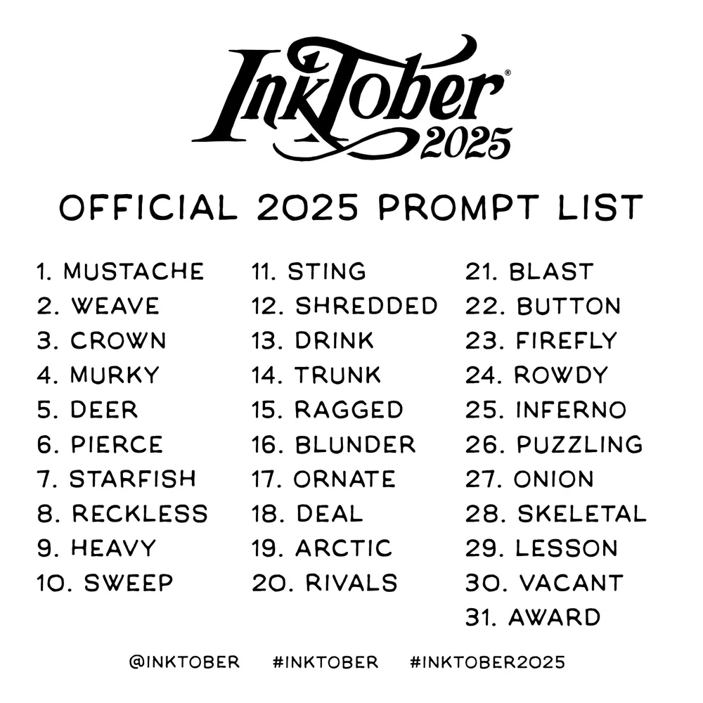Rules & Prompts — Inktober