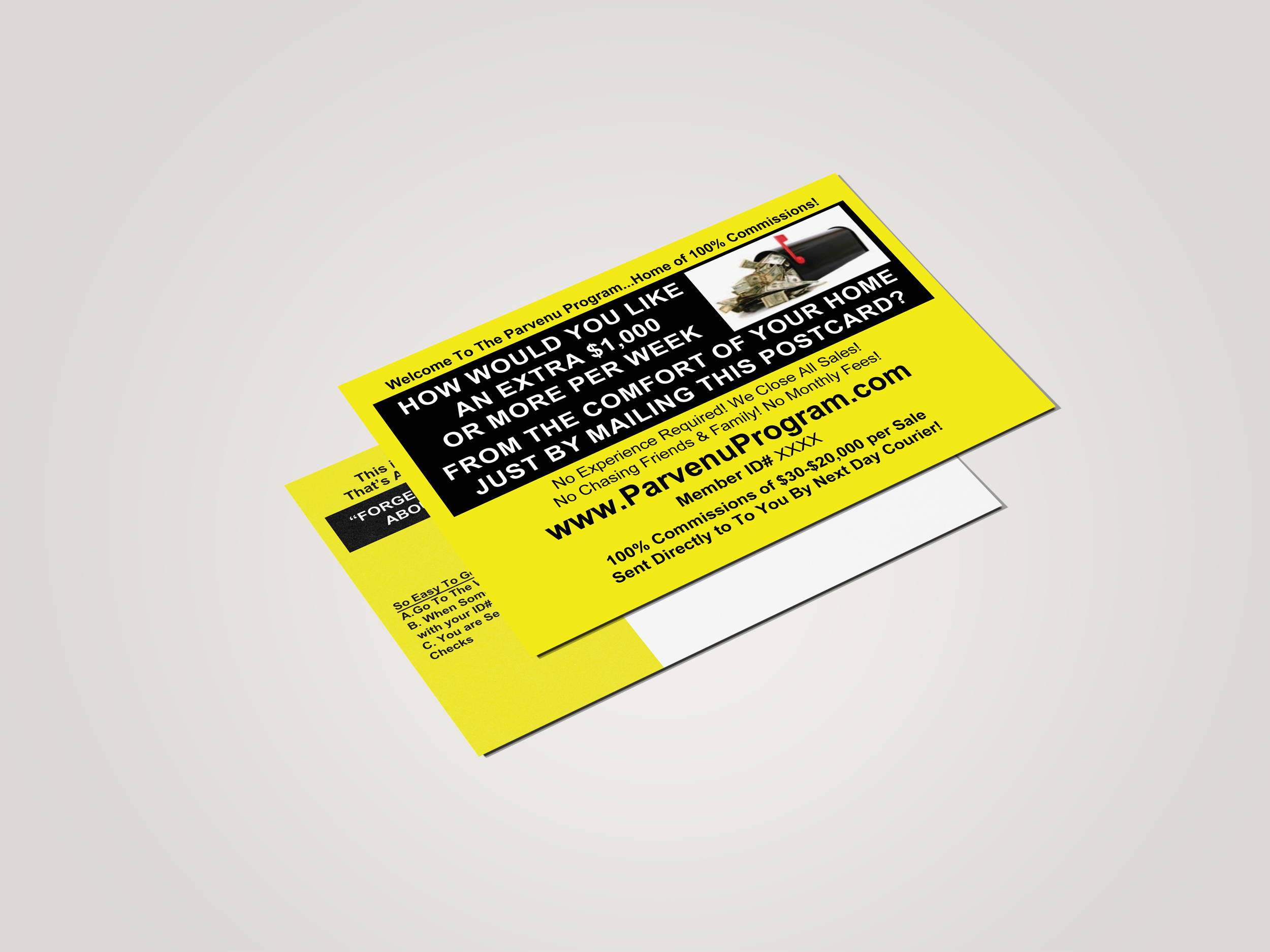 Parvenue Print & Mail Postcards — MARKETING SYSTEMS INTEGRATED