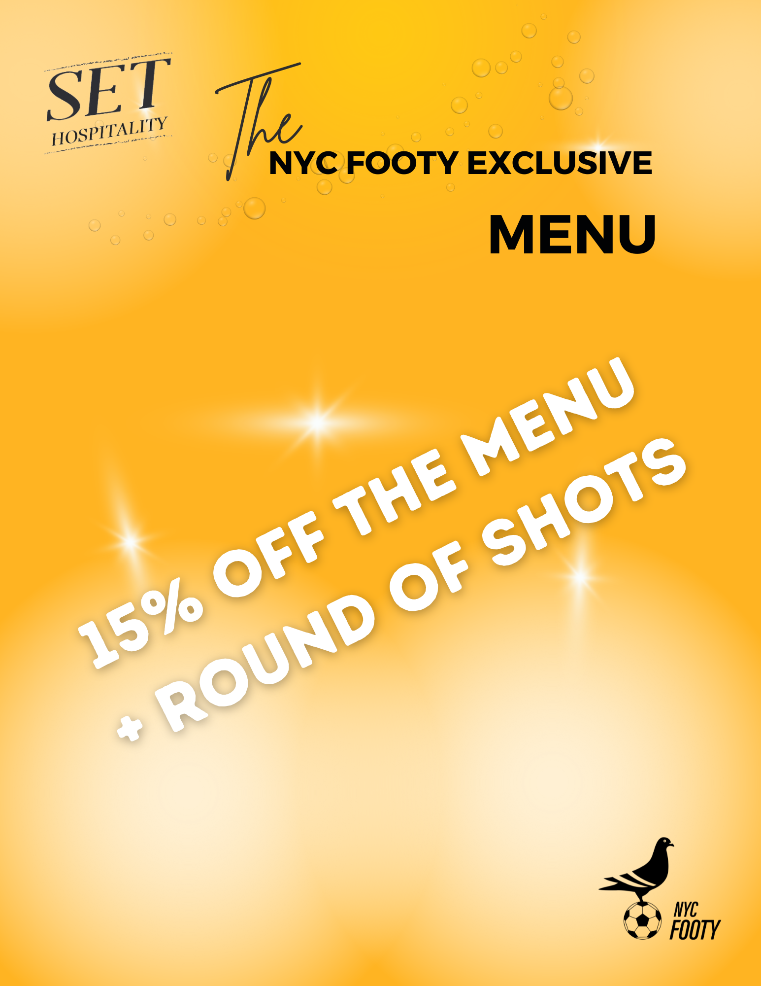 NYC Footy's Bar Partners — NYC Footy