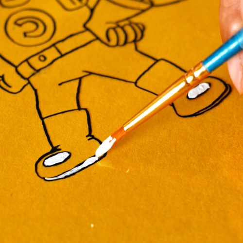 How To Ink And Paint A Traditional Animation Cel | Made by Edgar