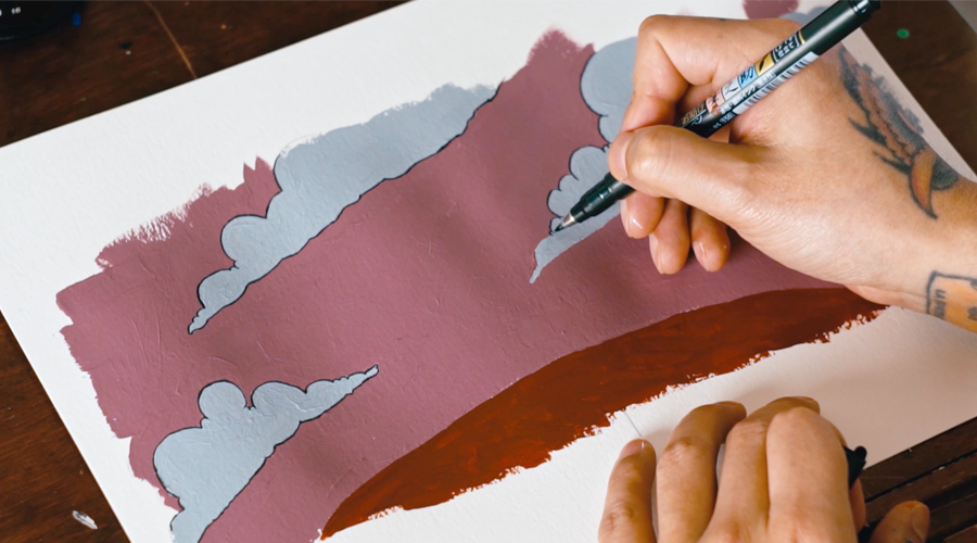 How To Ink And Paint A Traditional Animation Cel | Made by Edgar