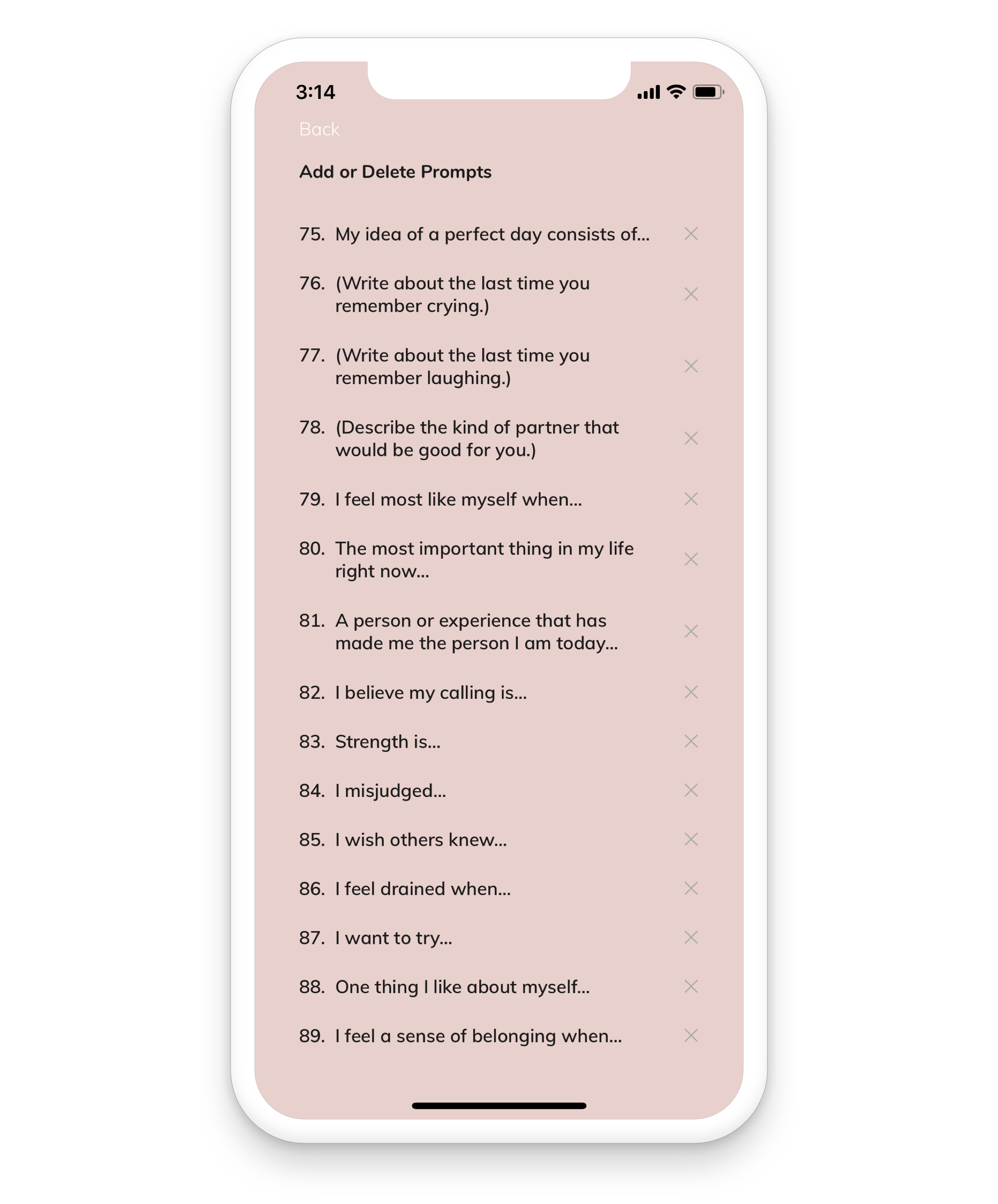 Prompted Journal — Oatmeal Apps