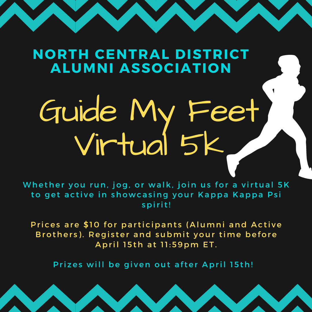 Guide My Feet Virtual 5K — KKPSI NCD ALUMNI ASSOCIATION