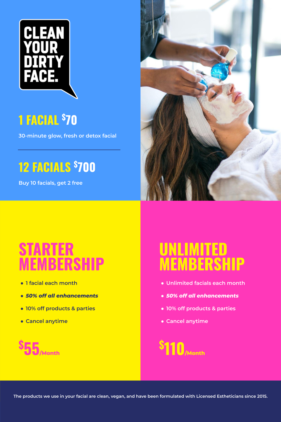 Nano Infusion, Nano needling and Nanosculpt Facials