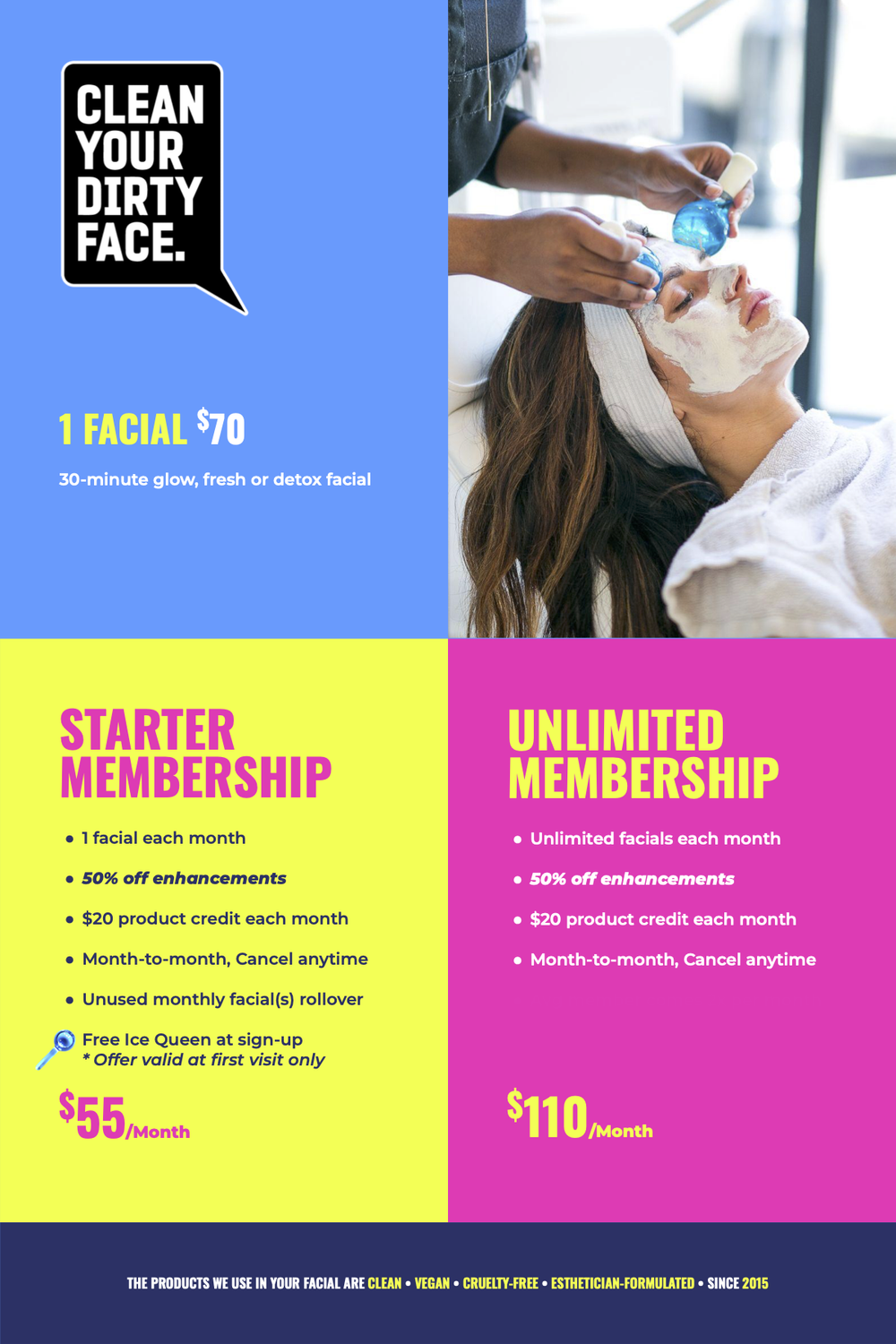 Facials Near Me | Affordable Facials | Clean Your Dirty Face