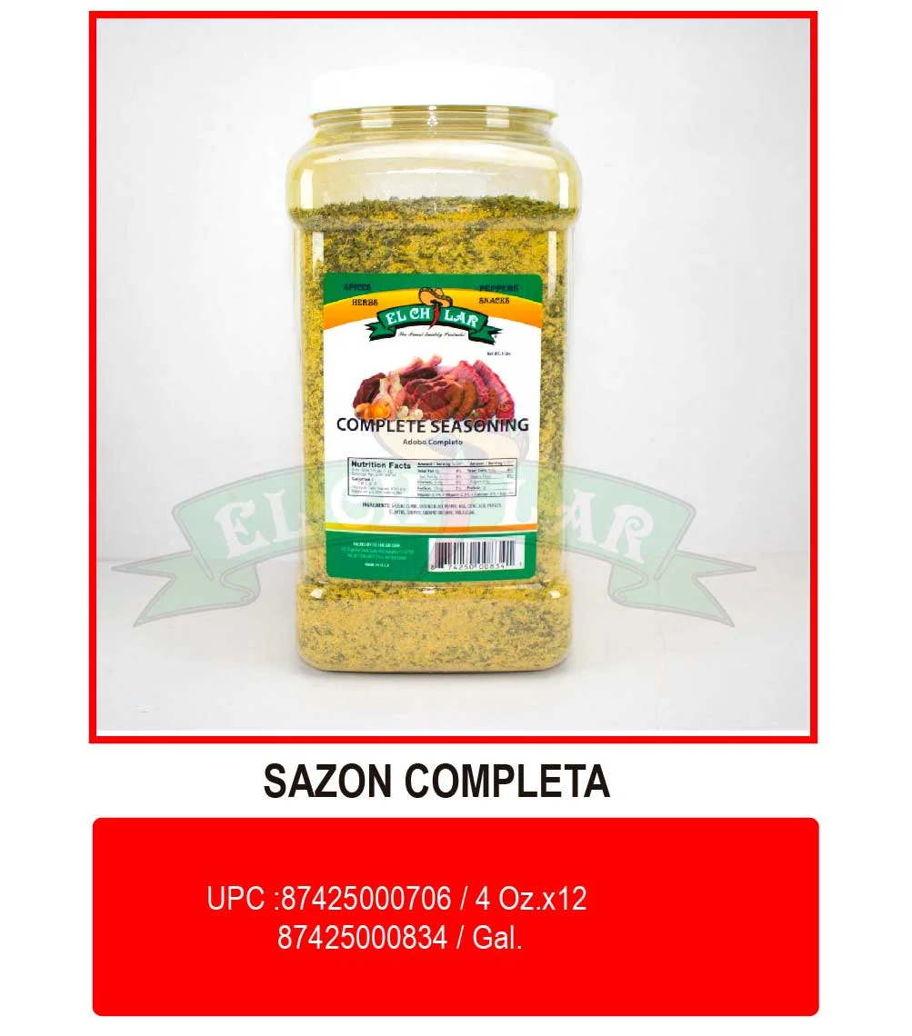 Sazonadores — El Chilar Spices