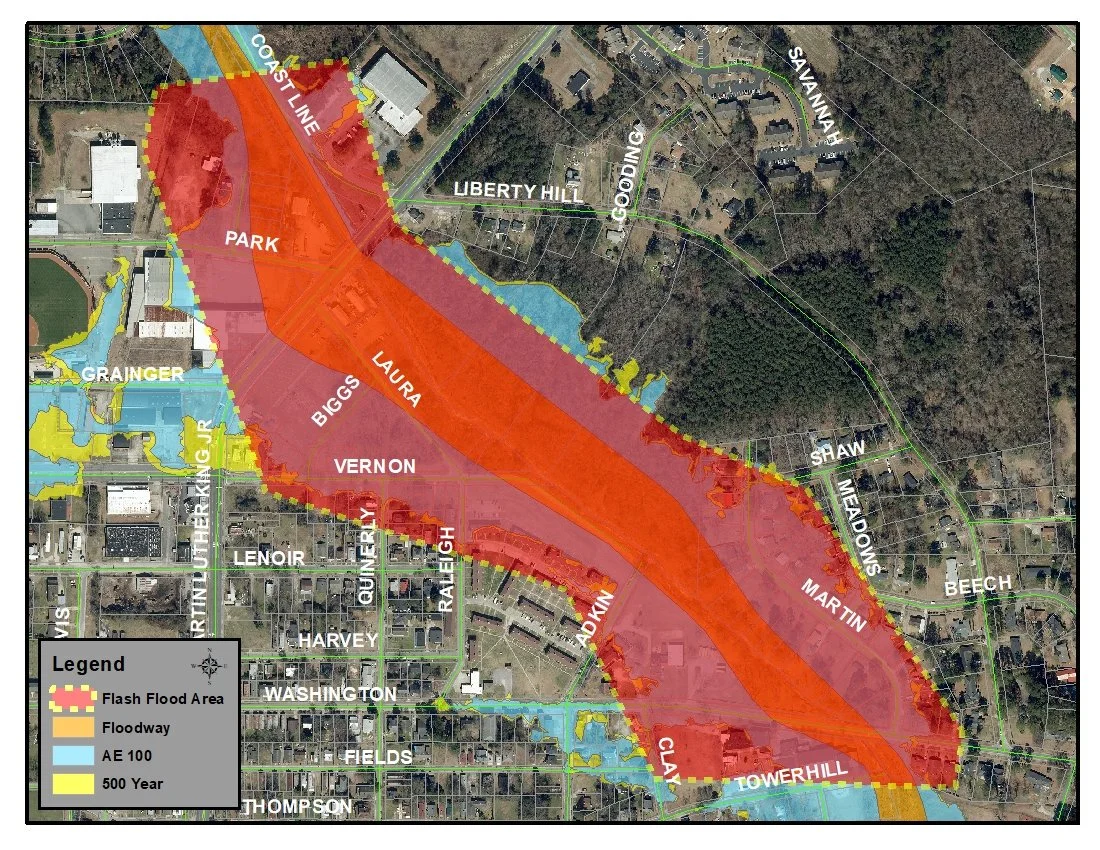 City of Kinston releases maps of flash flood-prone areas — Neuse News
