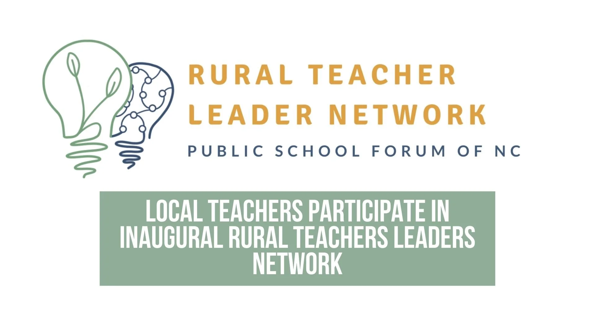 Local Teachers participate in Inaugural Rural Teachers Leaders Network ...