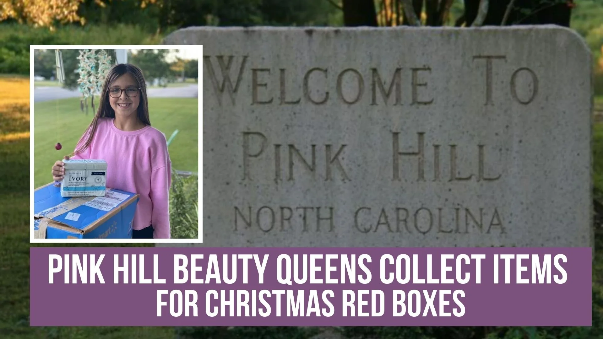 Pink Hill beauty queens collect items for Christmas Red Boxes — Neuse News
