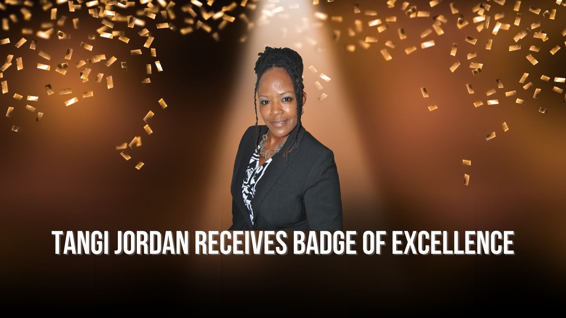 Tangi Jordan receives Badge of Excellence — Neuse News