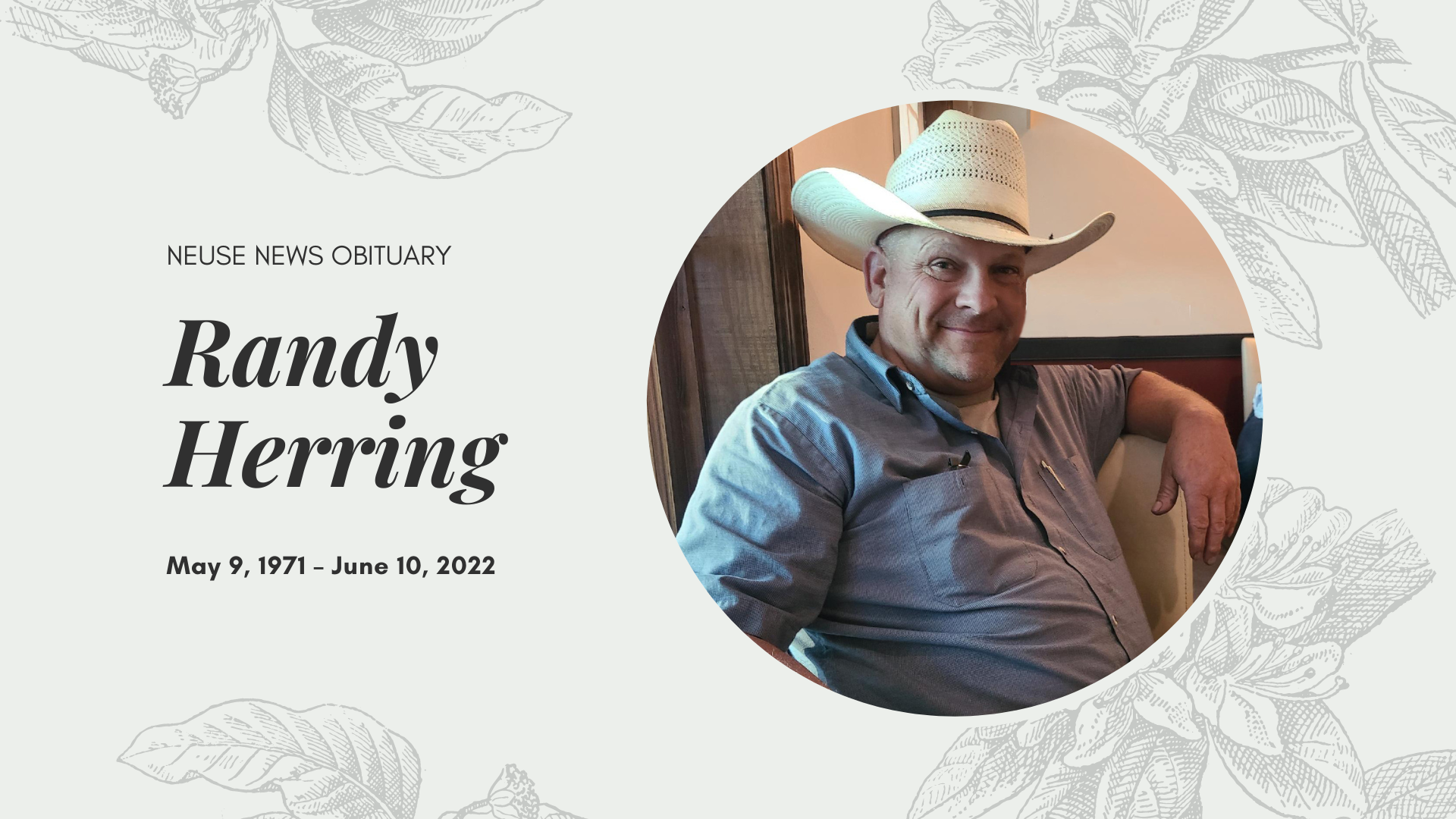 Obituary: Randy Herring — Neuse News