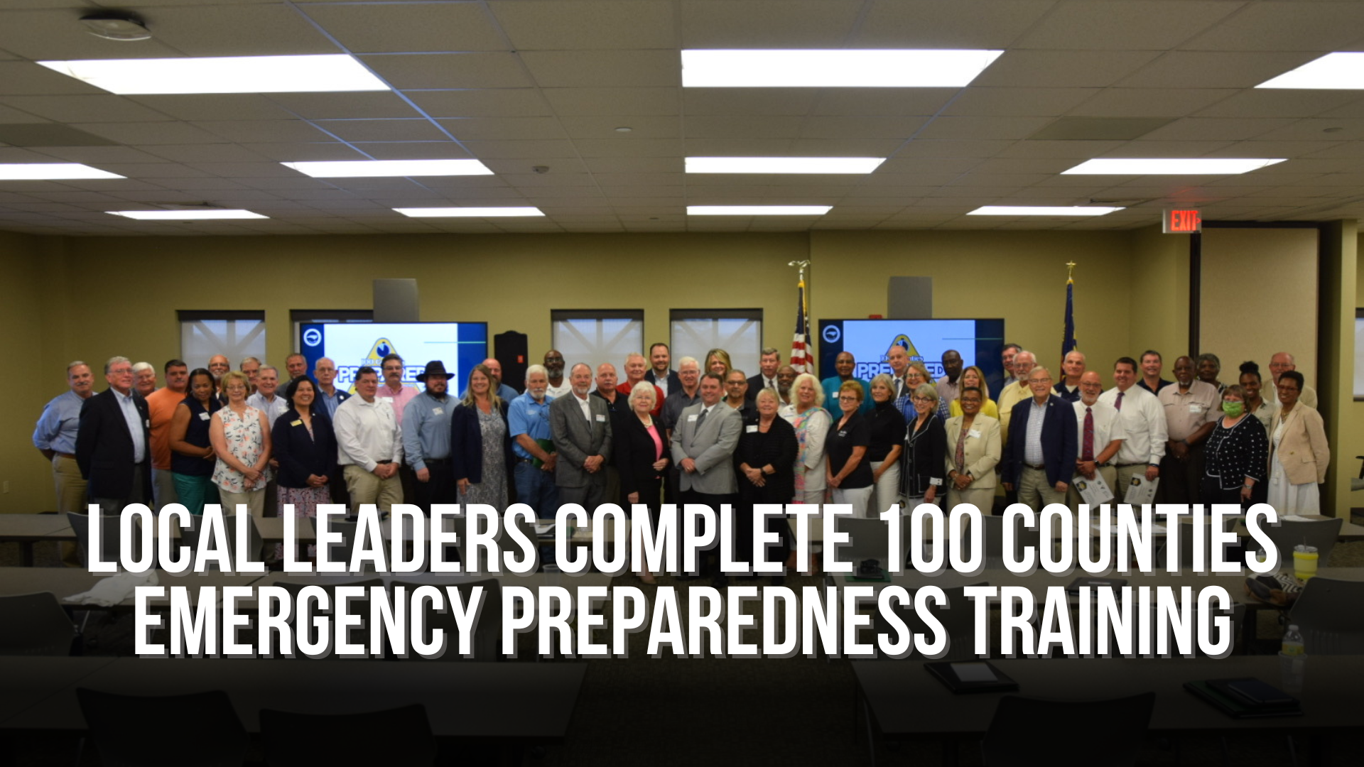 Local leaders complete 100 Counties Emergency Preparedness Training ...