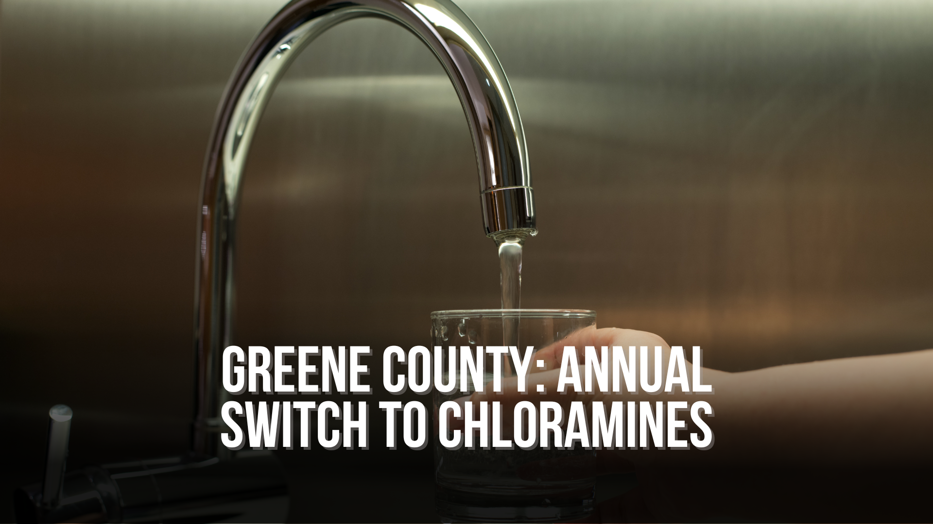 Greene County: Annual Switch to Chloramines — Neuse News