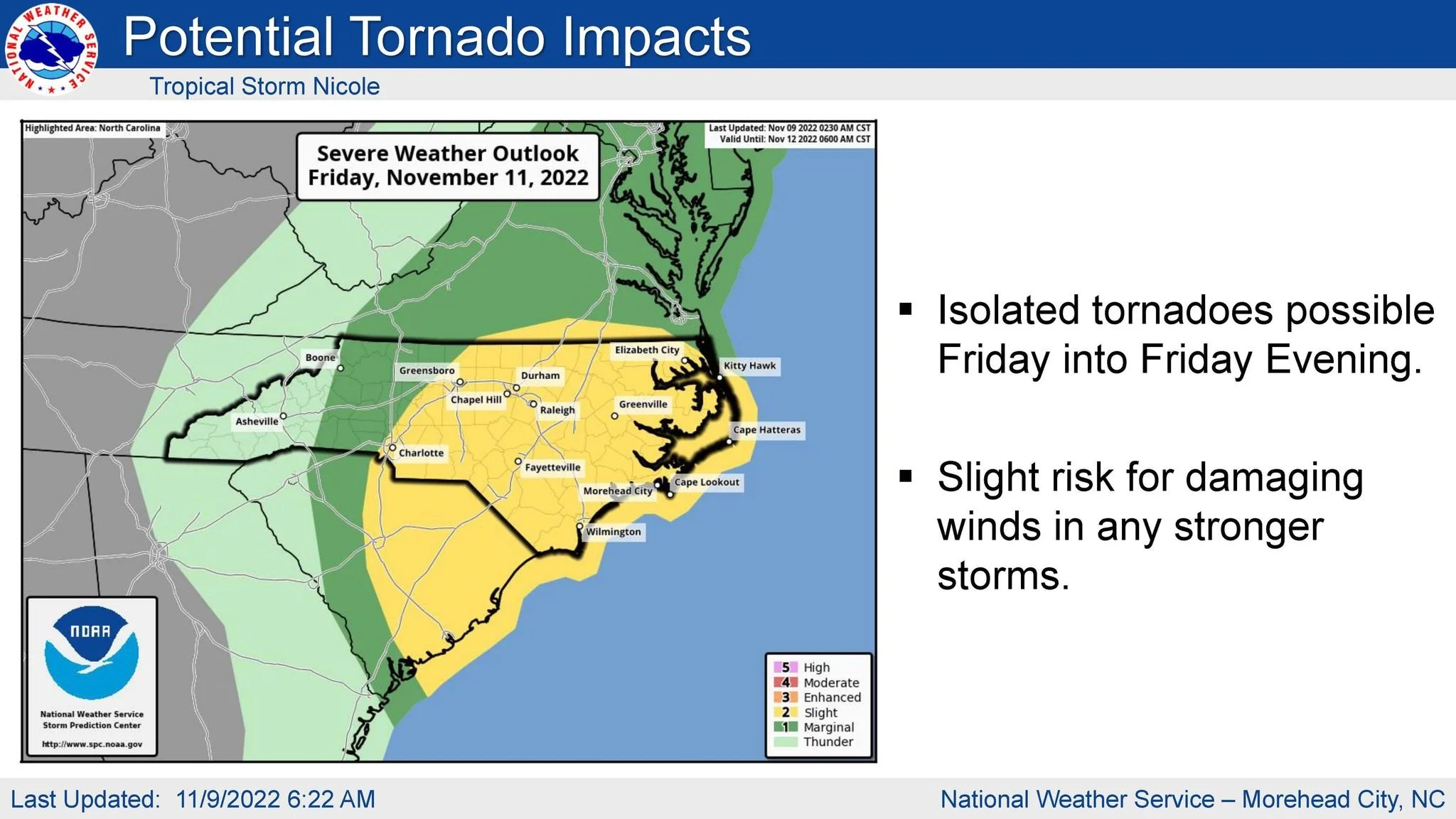 NWS: Chances for heavy rain decreases, threat of tornadoes increases ...