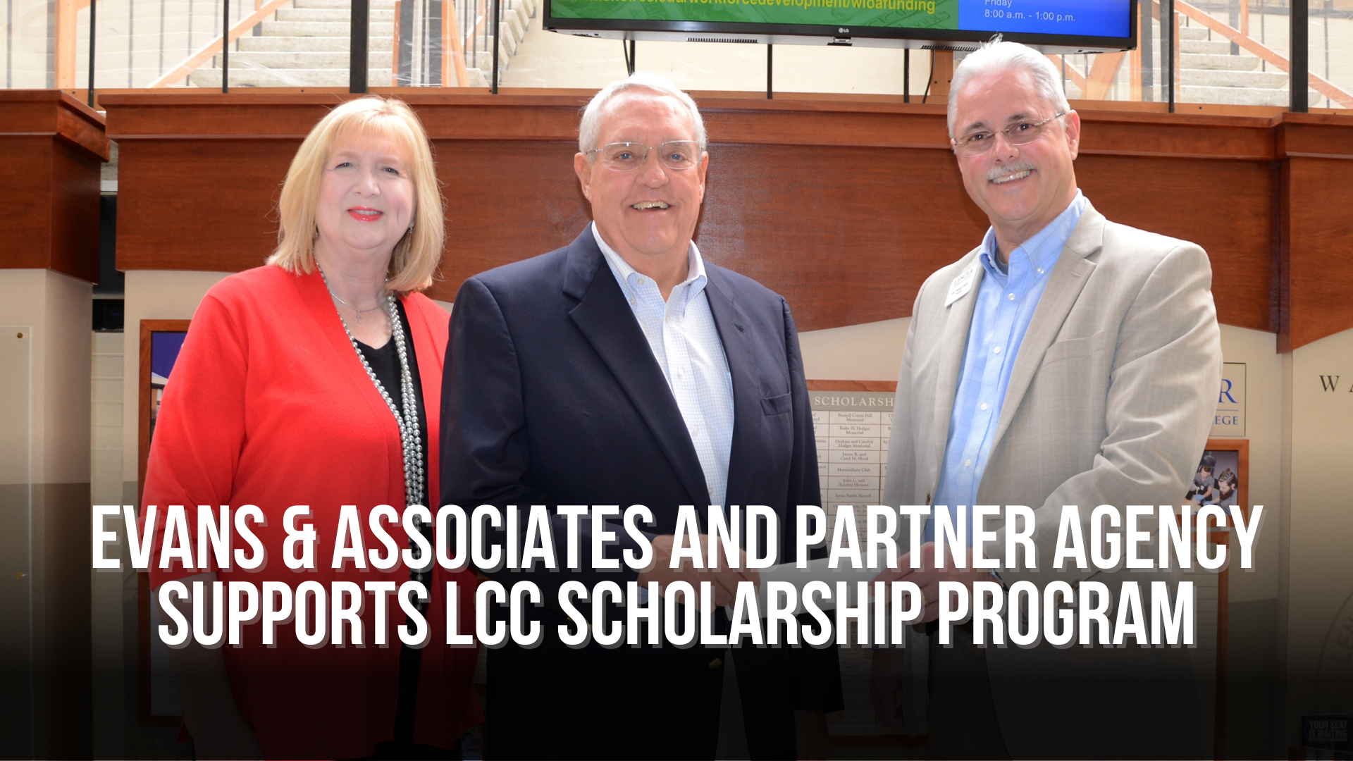 Evans & Associates and Partner Agency Supports LCC Scholarship Program ...