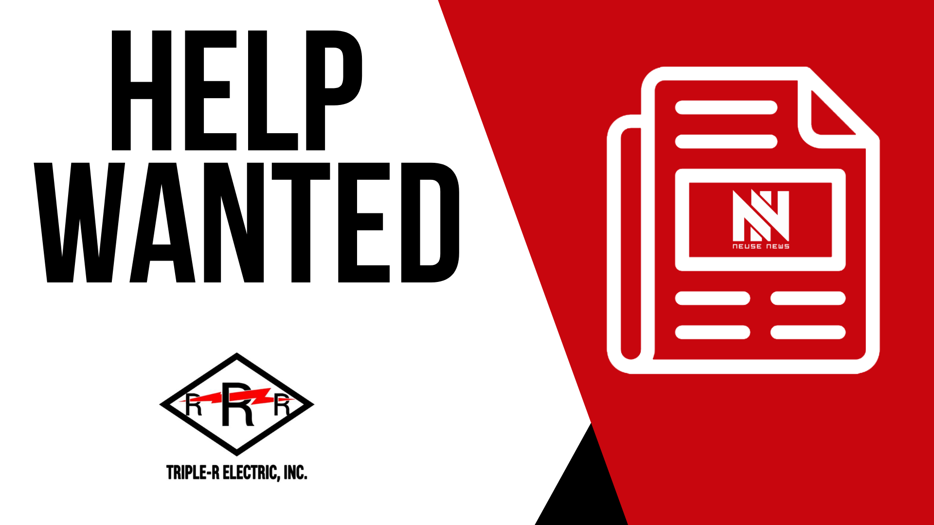 Help wanted: Triple-R Electric - Project Administrator — Neuse News