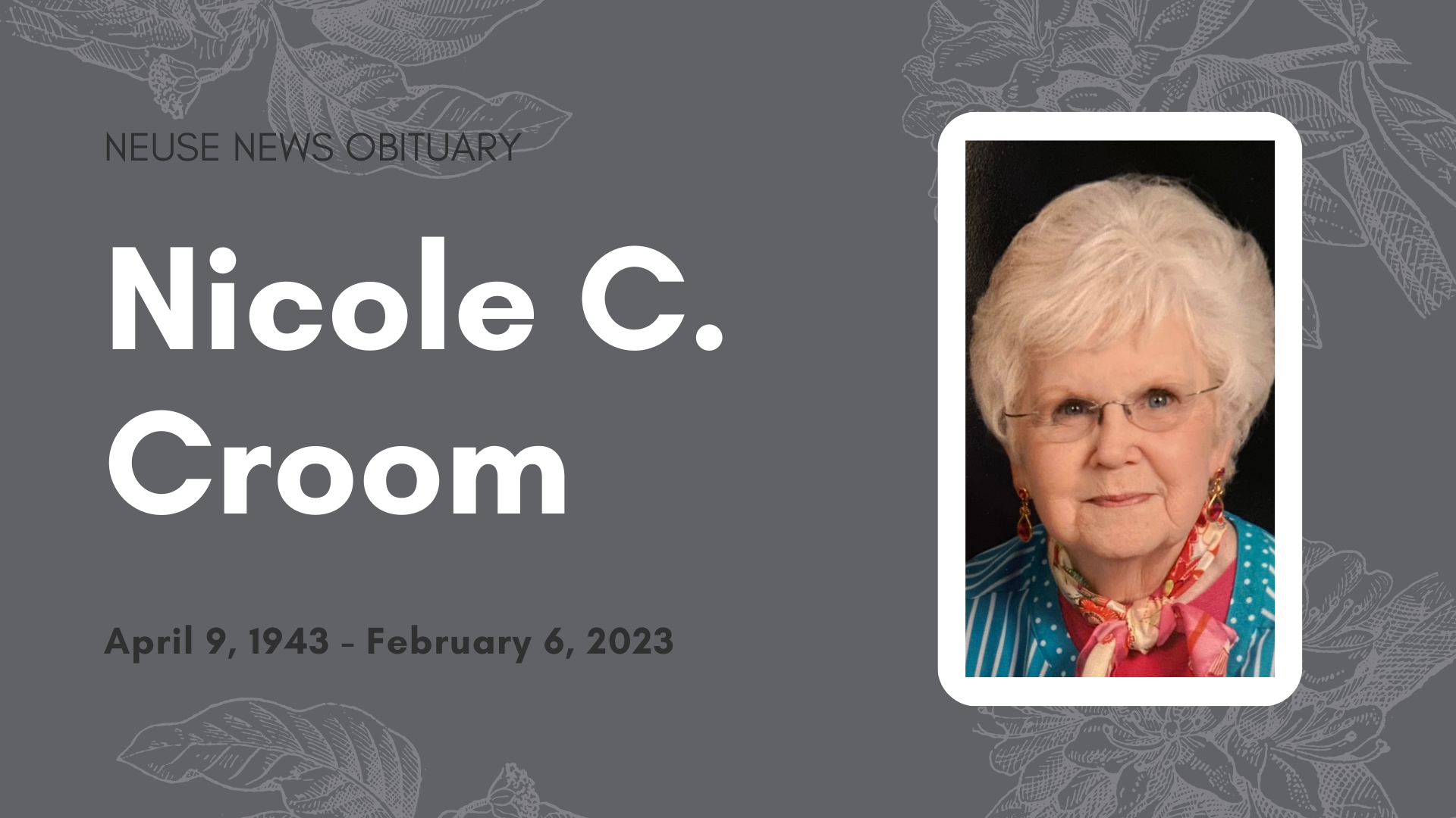 Obituary: Nicole C. Croom — Neuse News