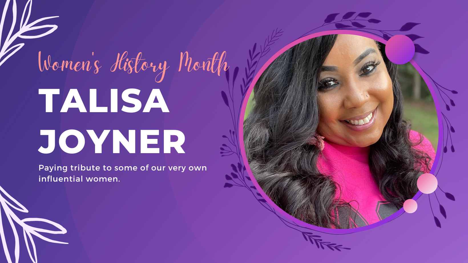 Talisa Joyner: A small business owner making a big impact — Neuse News
