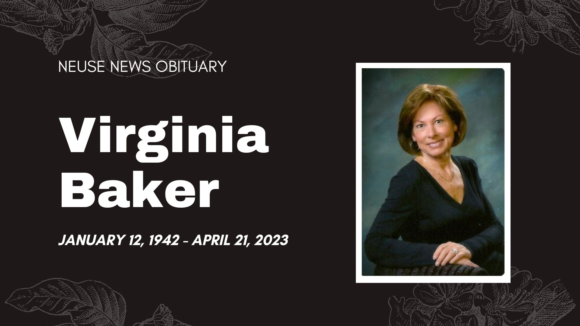 Obituary: Virginia Baker — Neuse News