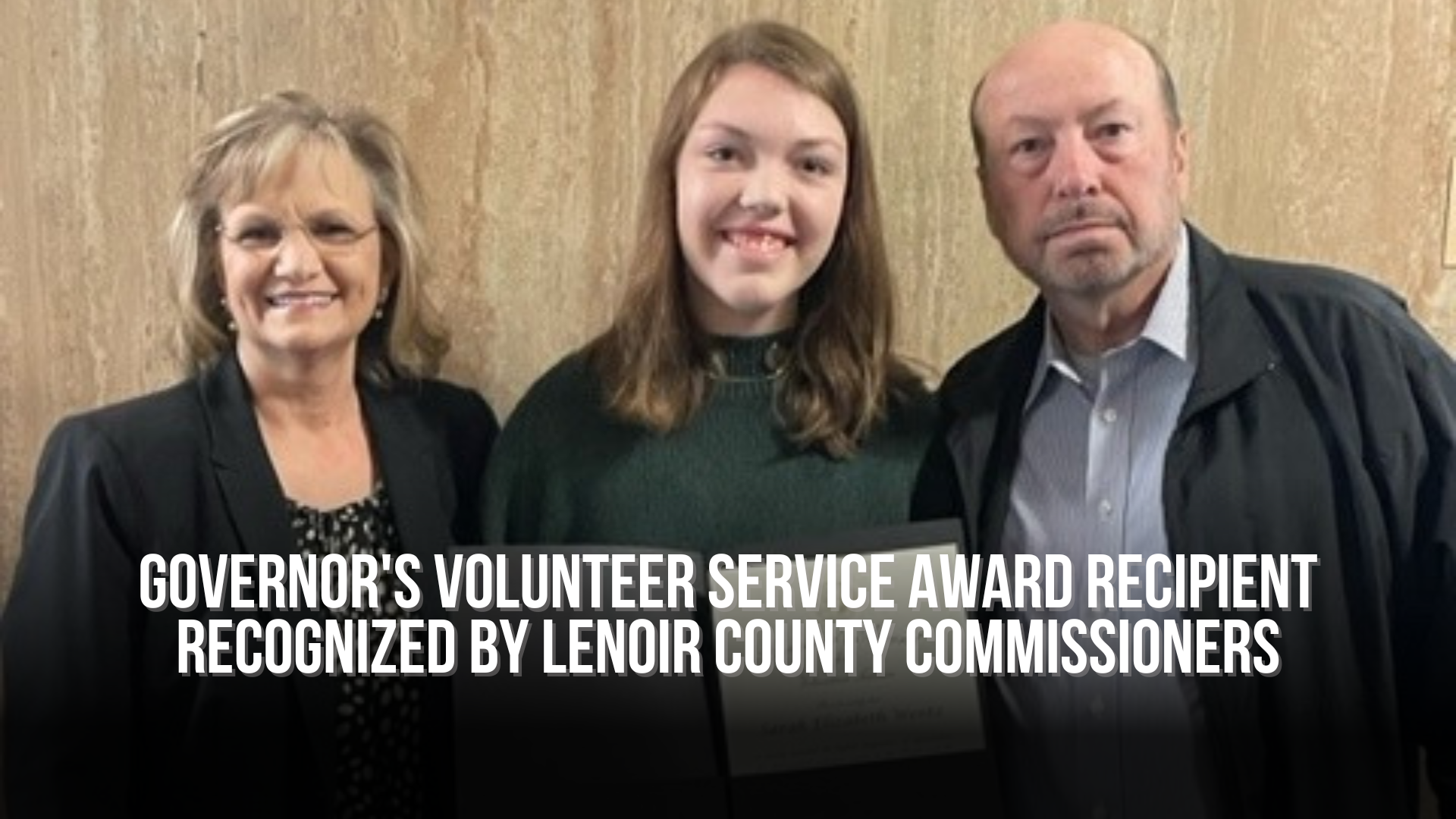 Governor's Volunteer Service Award recipient recognized by Lenoir ...