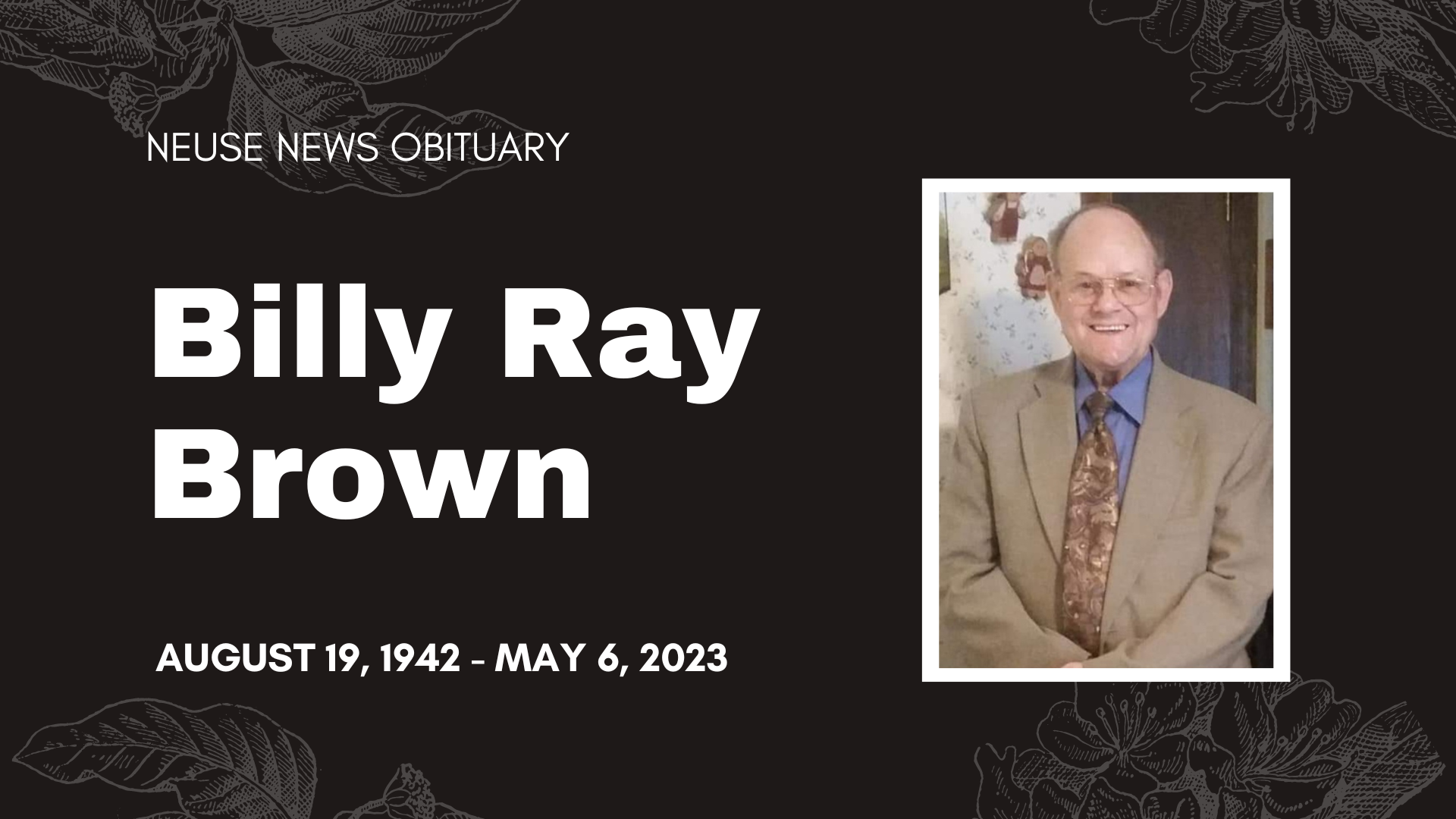 Obituary: Billy Ray Brown — Neuse News