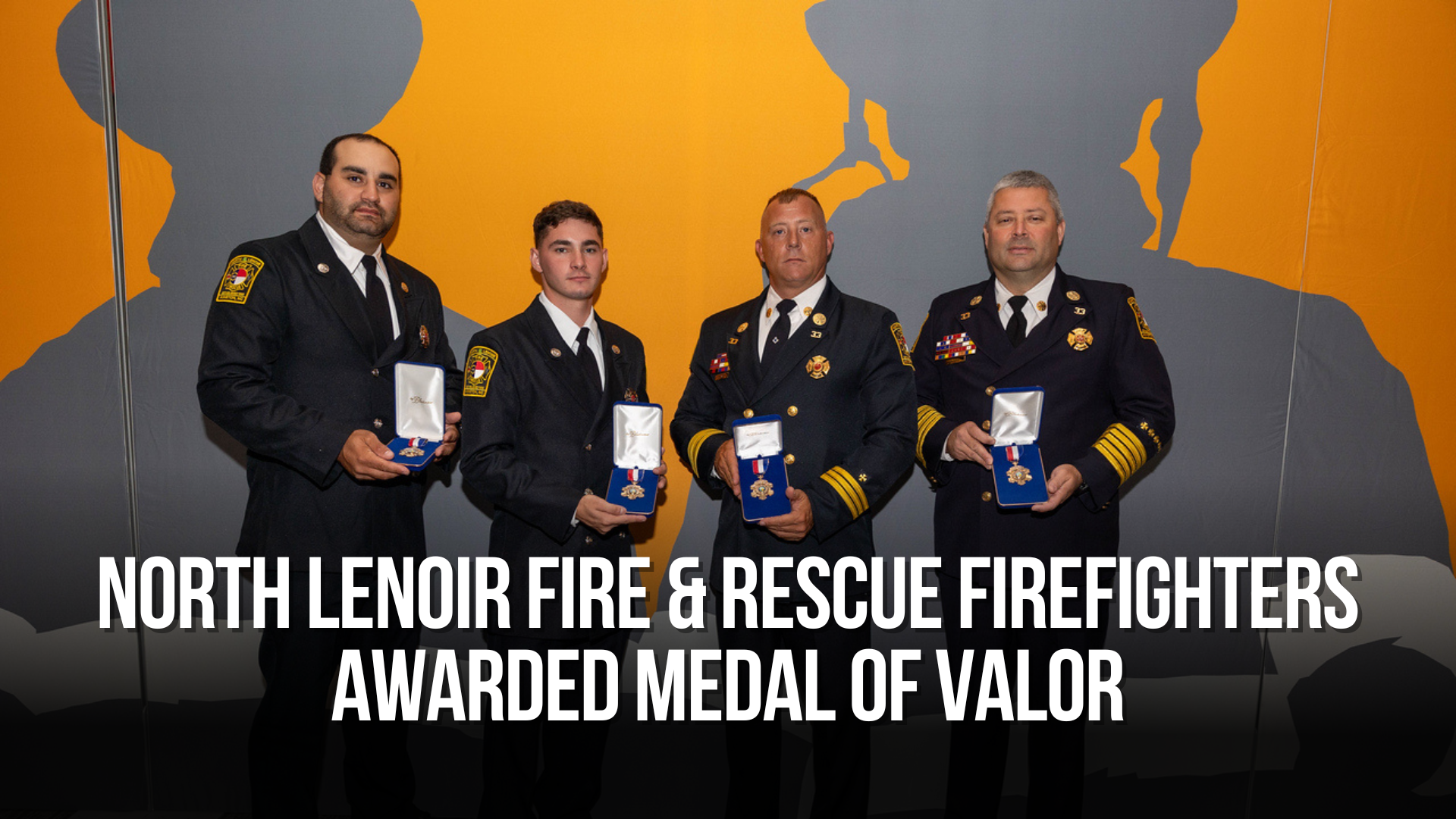 North Lenoir Fire & Rescue Firefighters awarded Medal of Valor — Neuse News