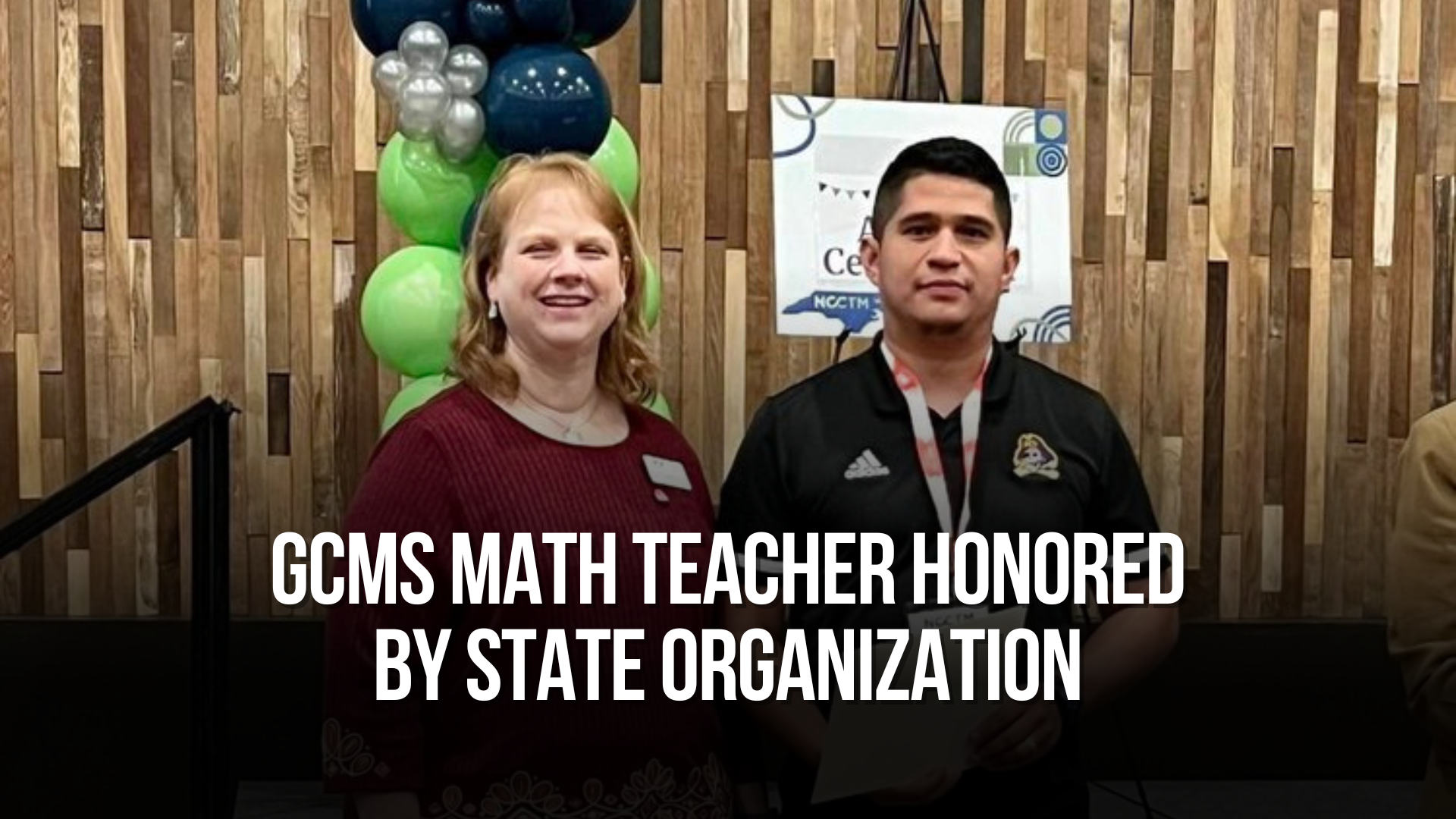 GCMS Math Teacher honored by State Organization — Neuse News
