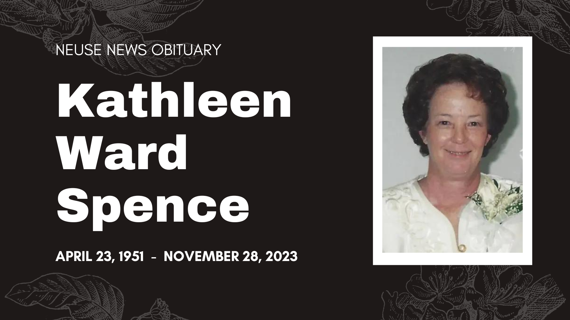 Obituary: Kathleen Ward Spence — Neuse News