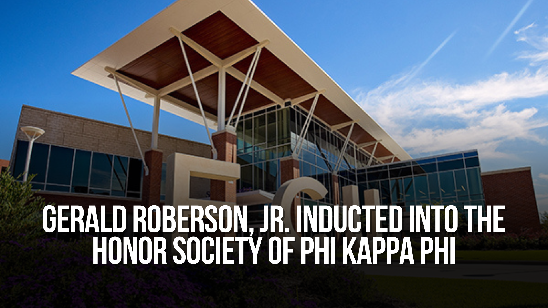 Gerald Roberson, Jr. Inducted into The Honor Society of Phi Kappa Phi — Neuse News