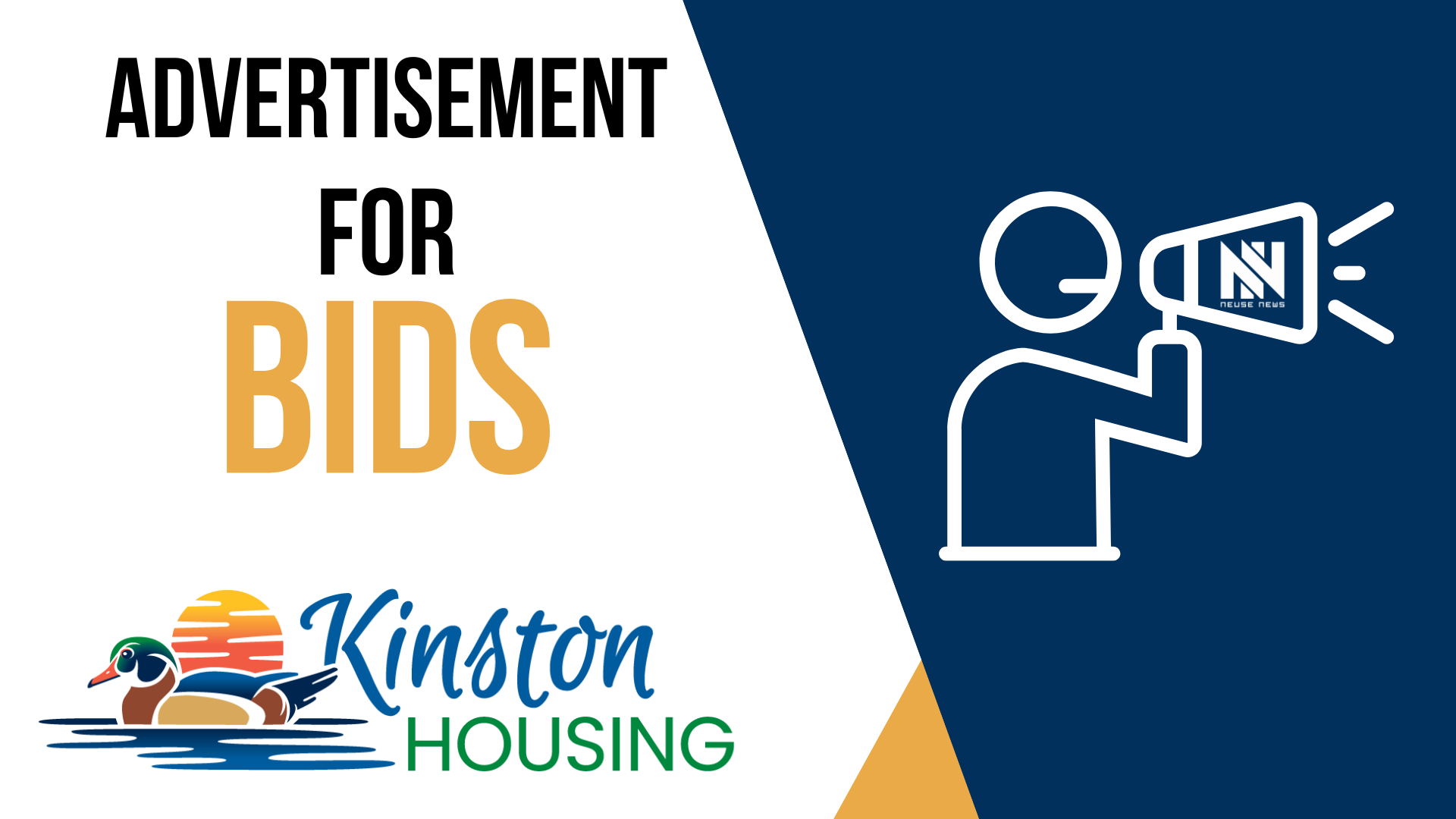 Public Notice: Kinston Housing Authority - Advertisement for re-bids ...