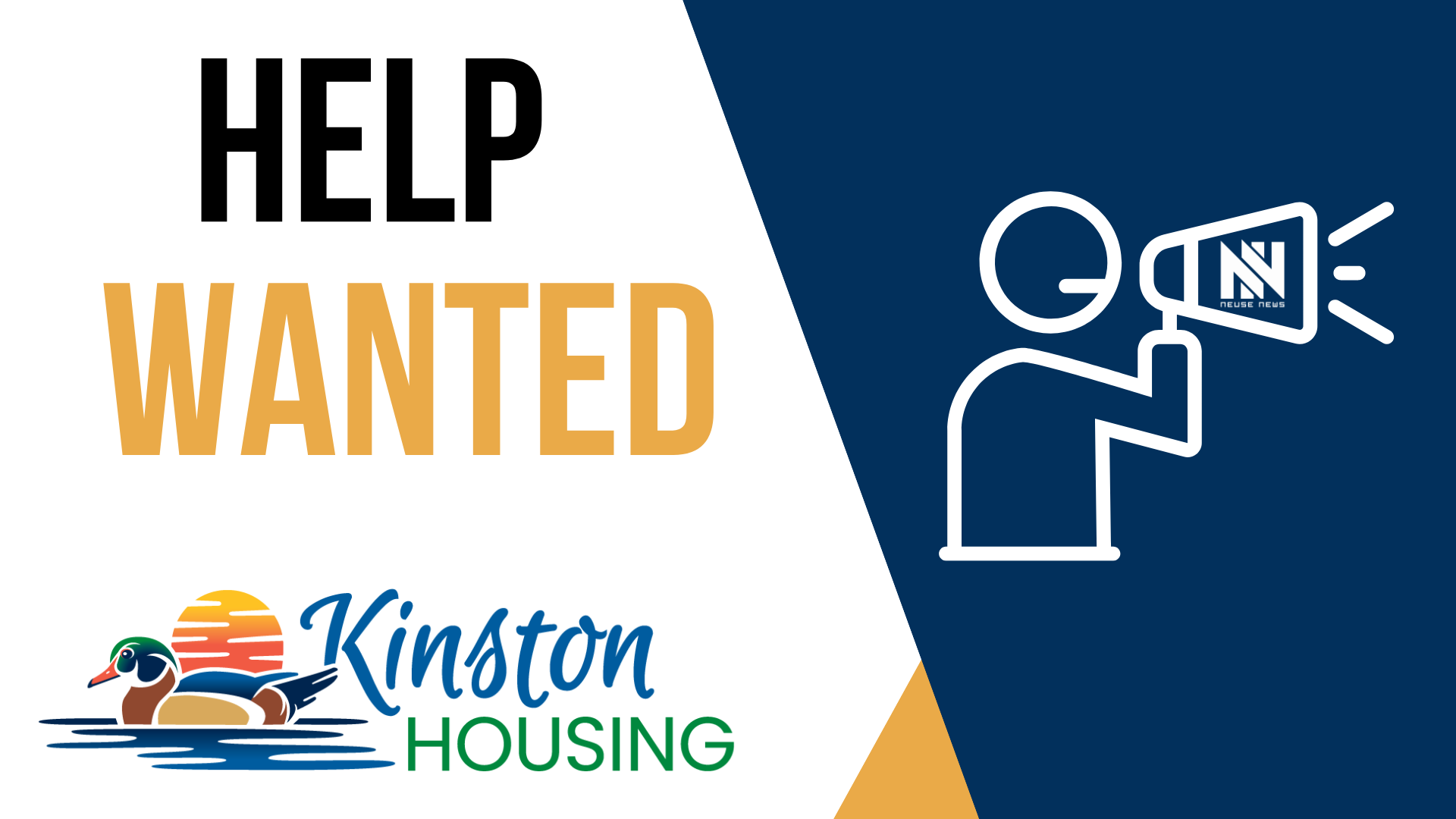 Help wanted: Kinston Housing Authority - Plumber — Neuse News