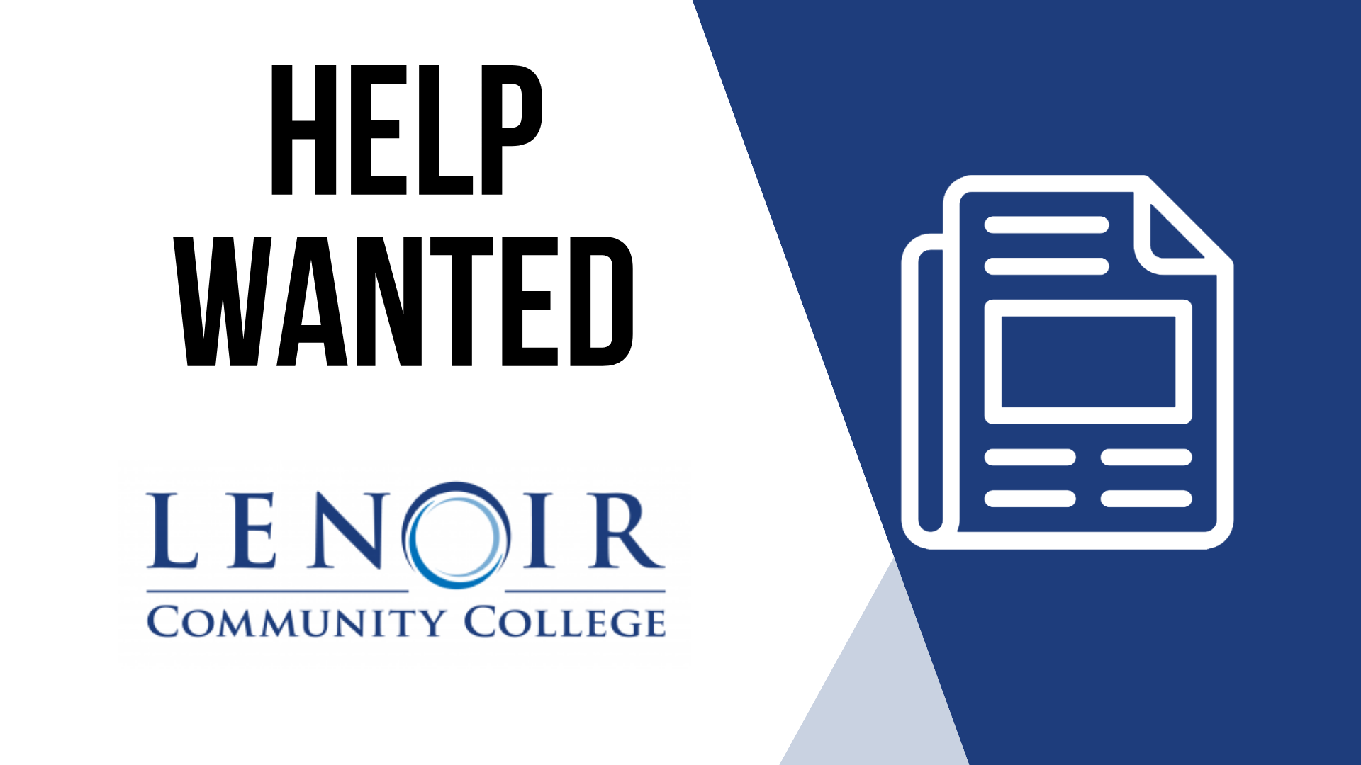 Help wanted: Lenoir Community College - Director of Athletics and ...