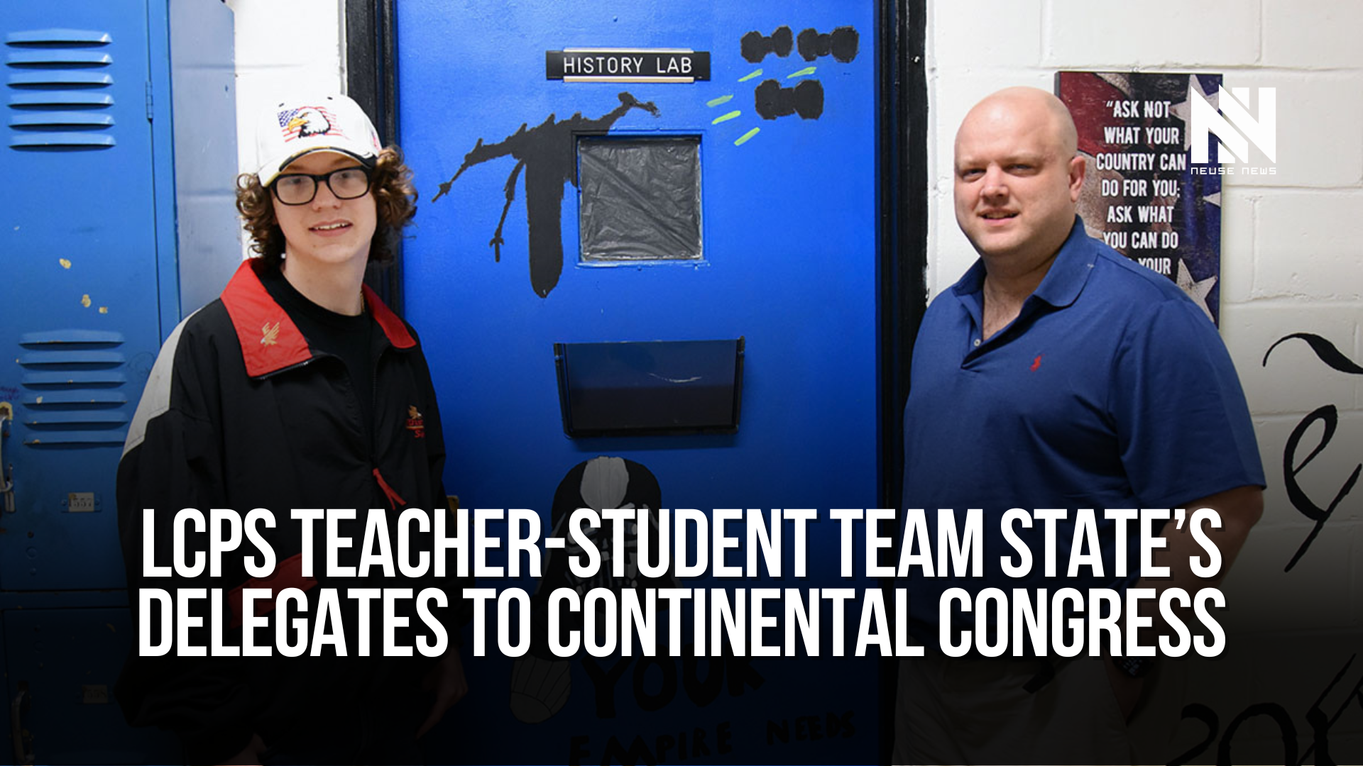 LCPS teacher-student team state’s delegates to Continental Congress ...