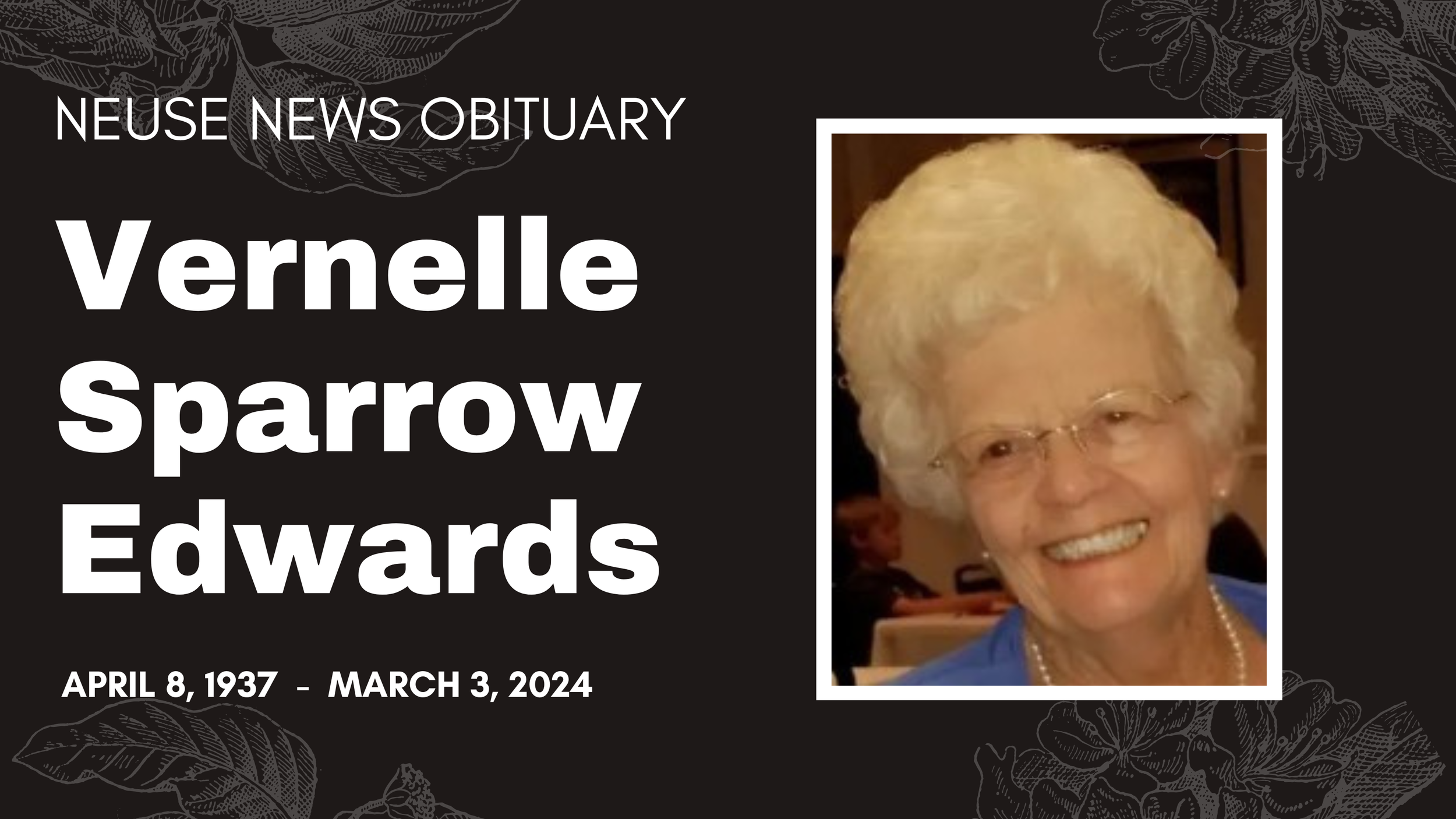 Obituary: Vernelle Sparrow Edwards — Neuse News