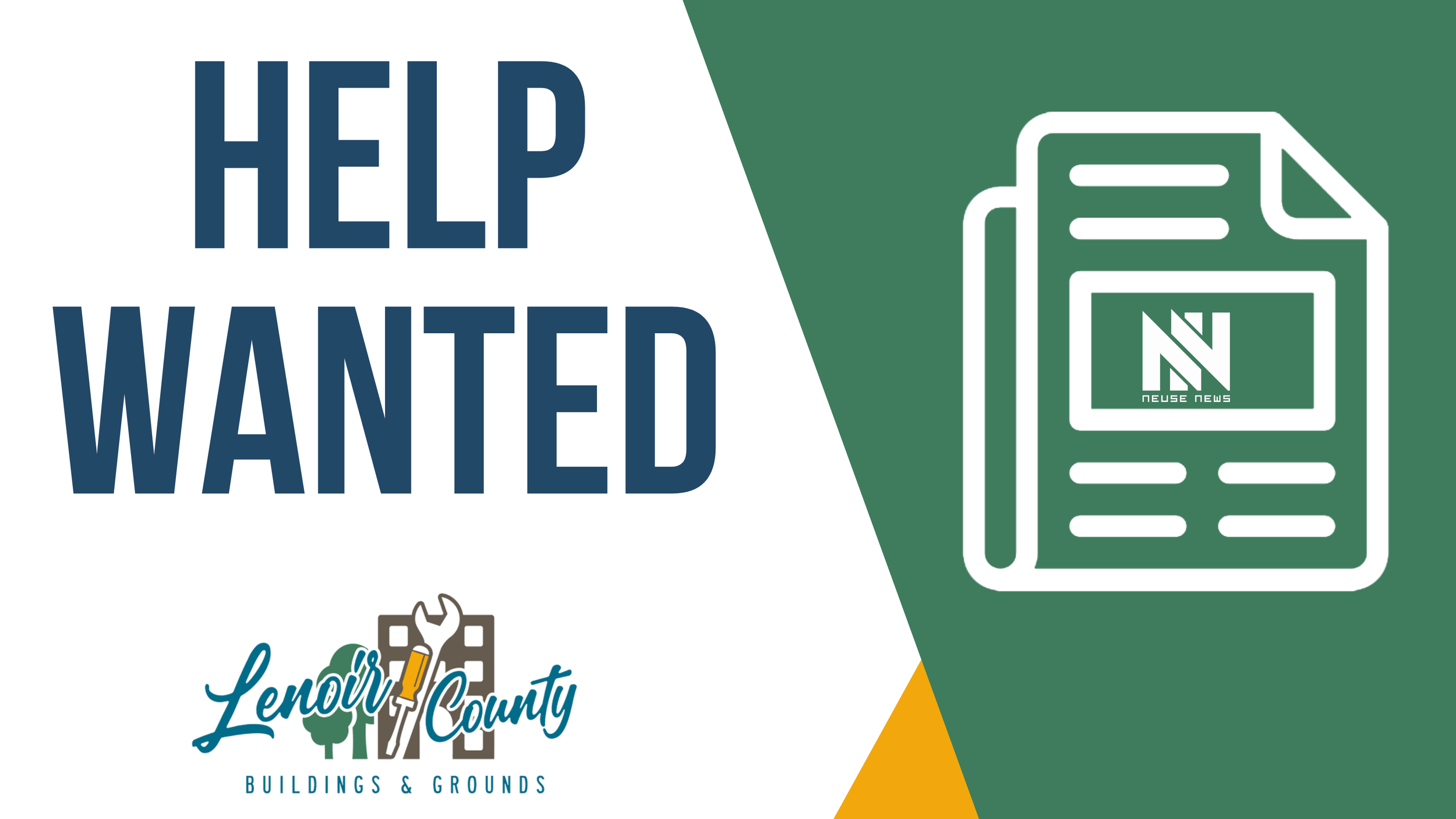 Help wanted: Lenoir County Government - Maintenance Mechanic V — Neuse News