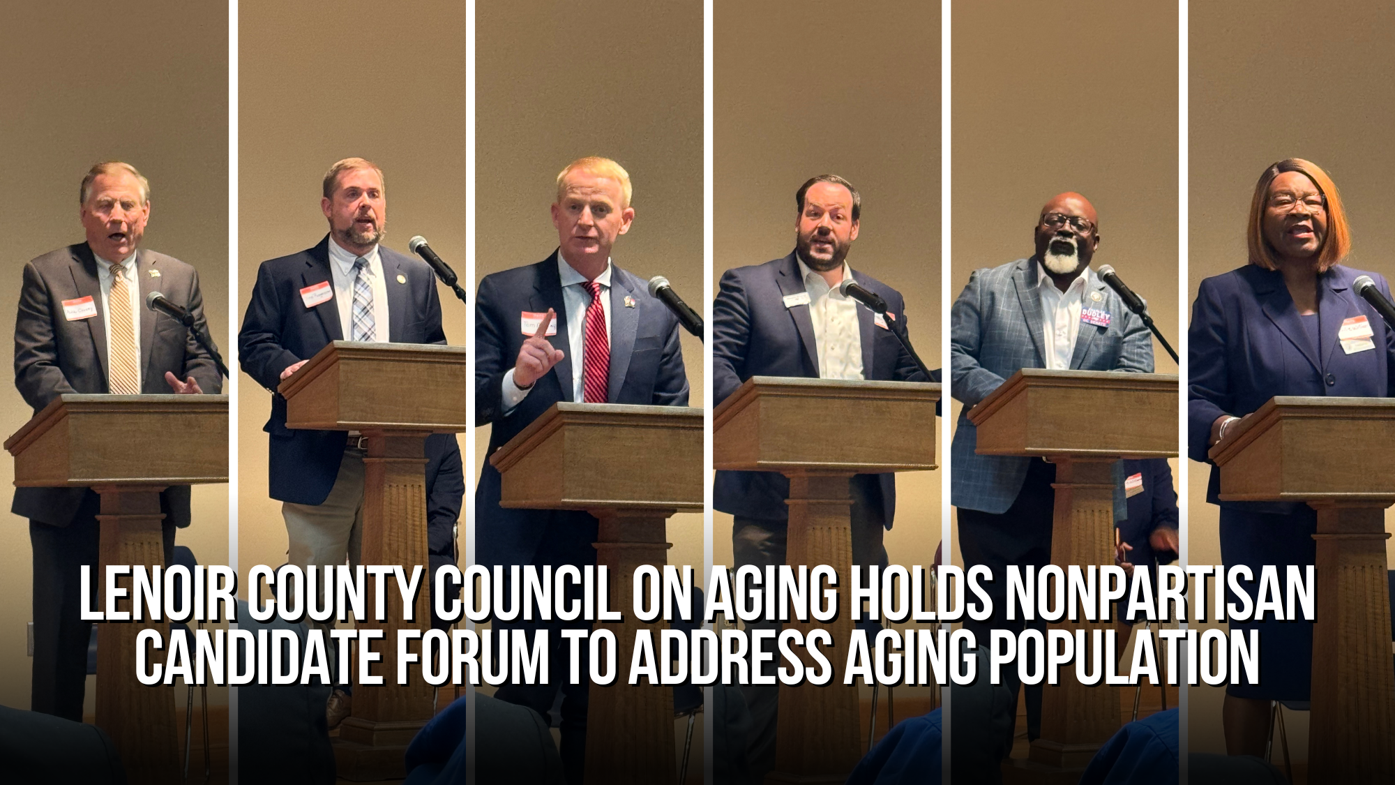 Lenoir County Council on Aging holds nonpartisan candidate forum to ...