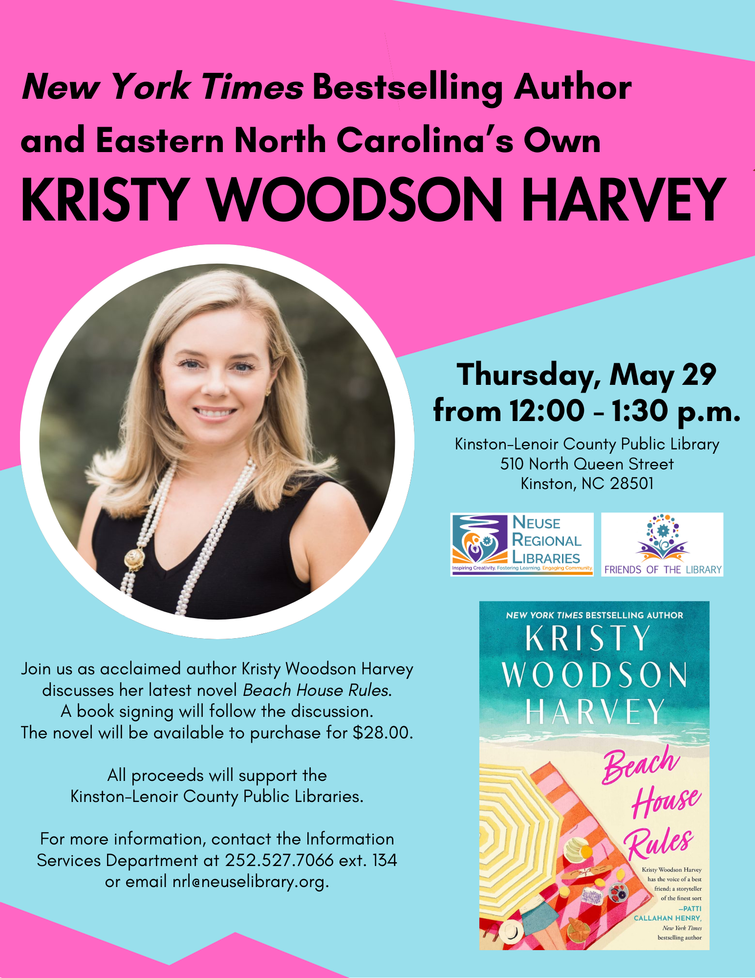 Kristy Woodson Harvey to sign copies of her newest novel, Beach House ...
