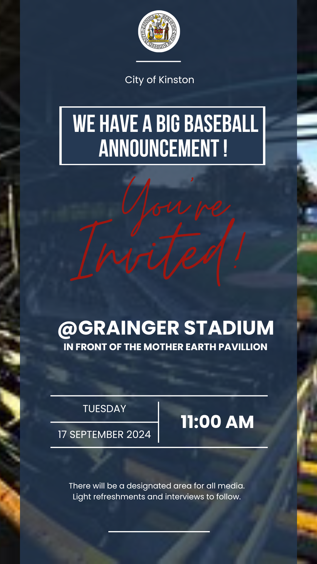Kinston set to make major baseball announcement on Tuesday — Neuse News