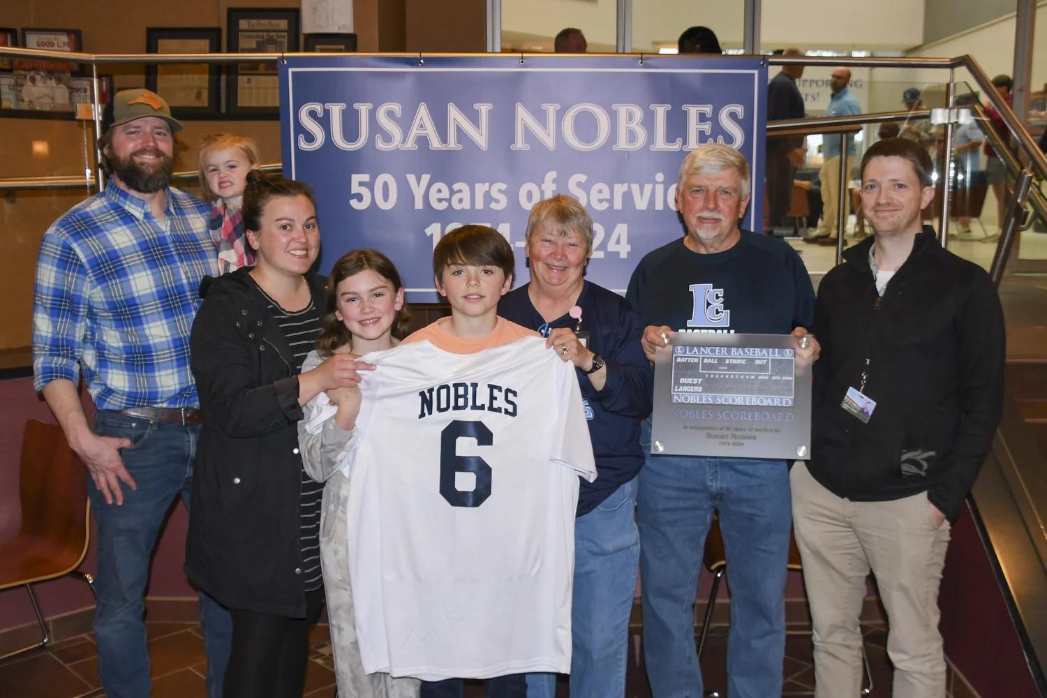 Nobles Celebrates 50 Years at LCC - Nobles Scoreboard on Lancer Field ...