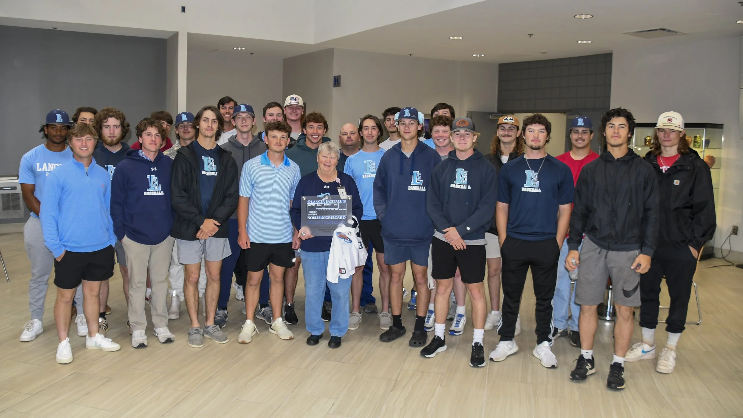 Nobles Celebrates 50 Years at LCC - Nobles Scoreboard on Lancer Field ...