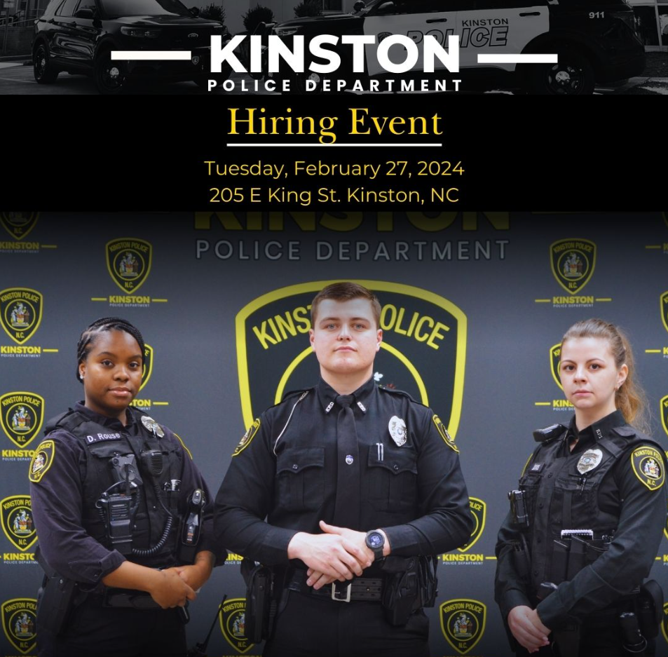 Kinston Police Department hosts hiring Event for law enforcement ...