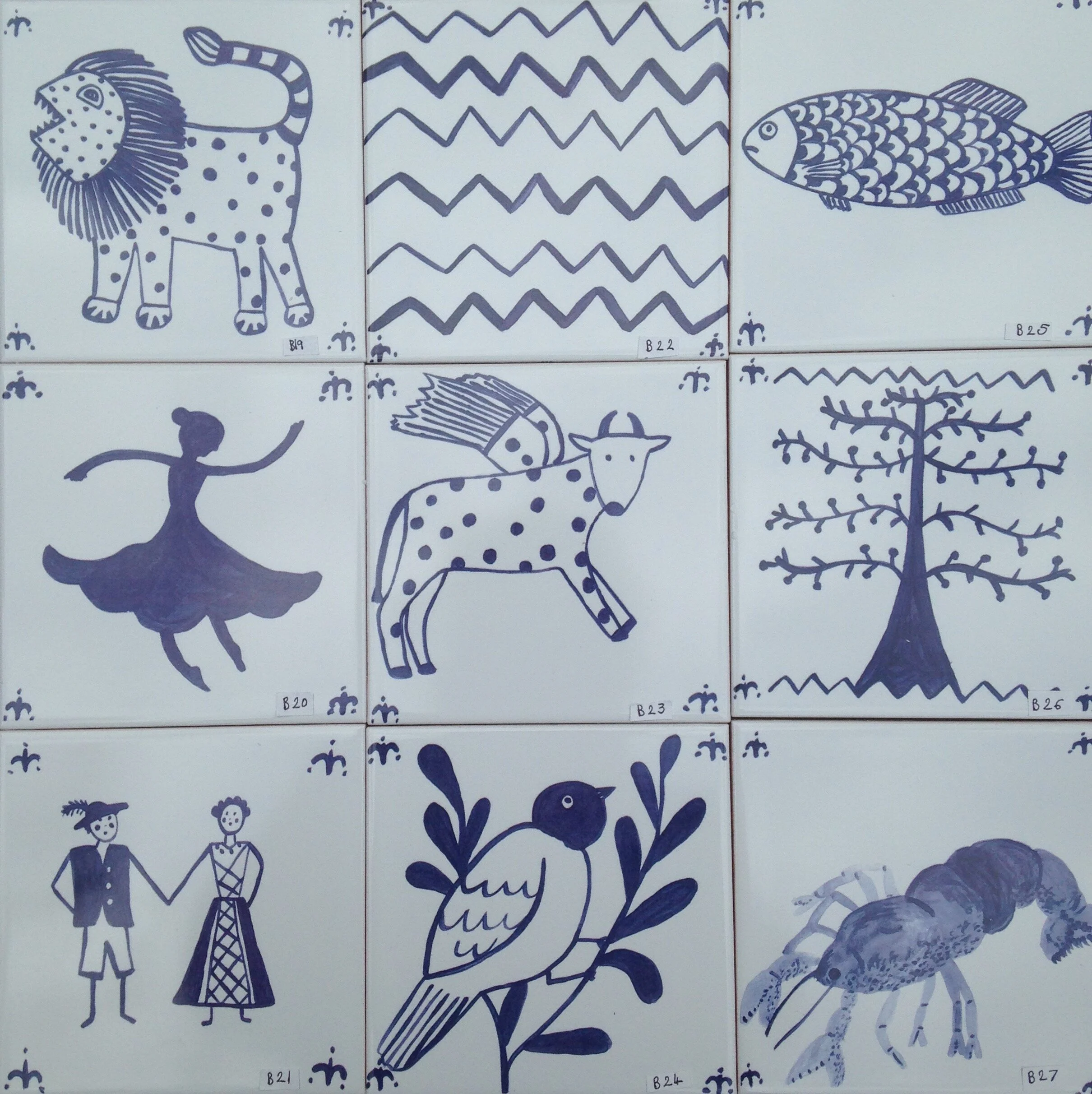 Blue Tiles — Maude Made