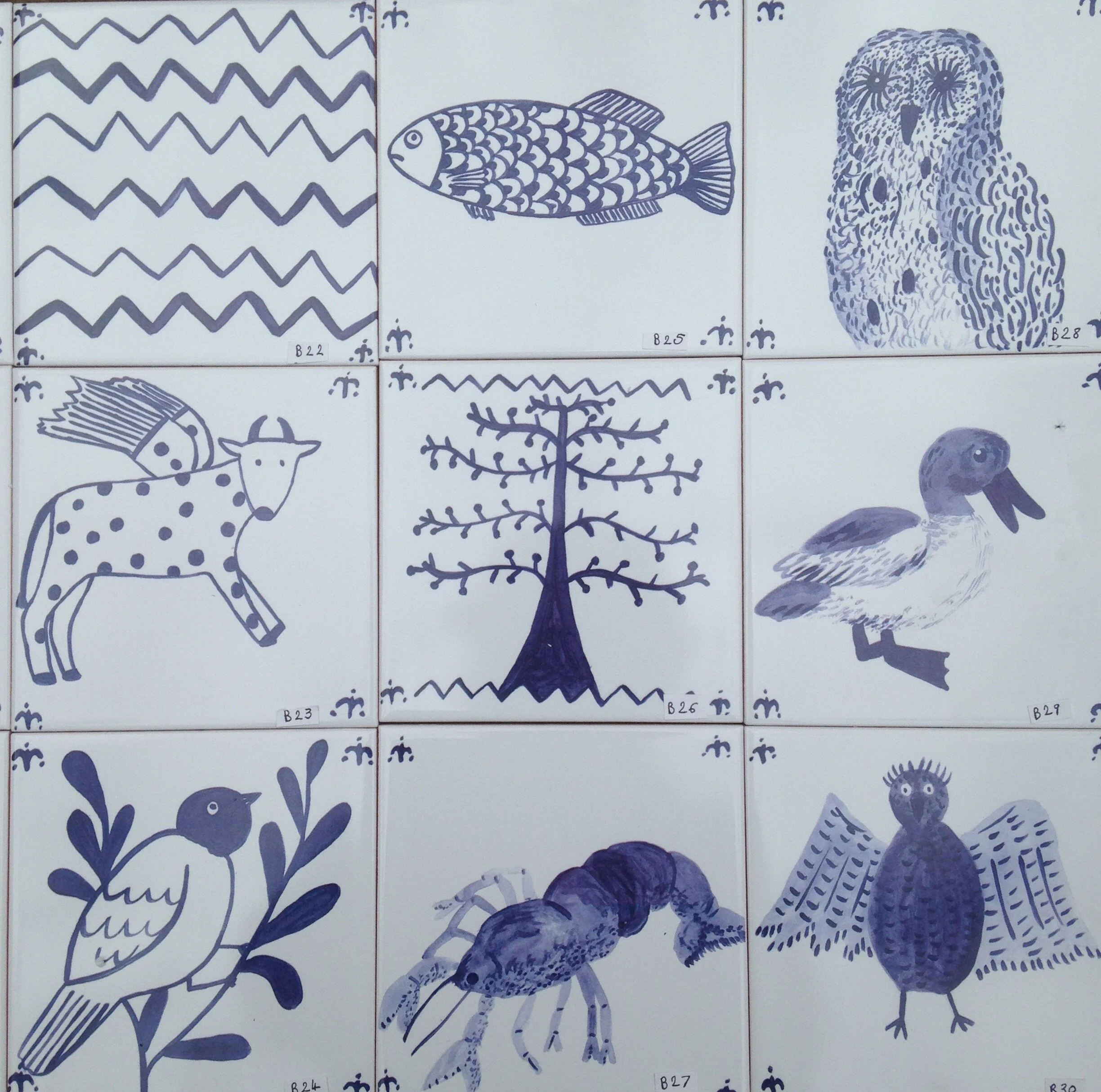 Blue Tiles — Maude Made