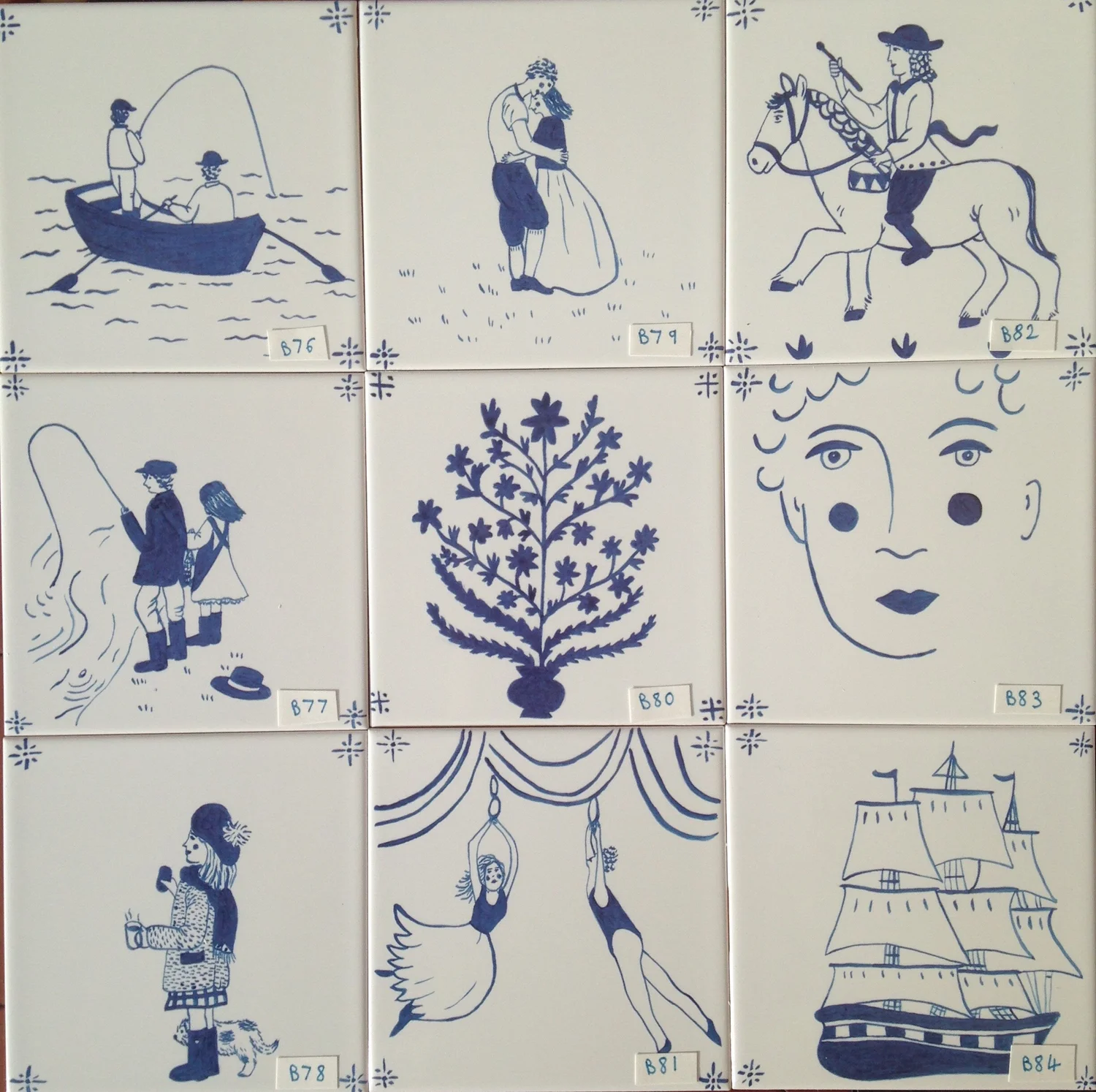 Blue Tiles — Maude Made