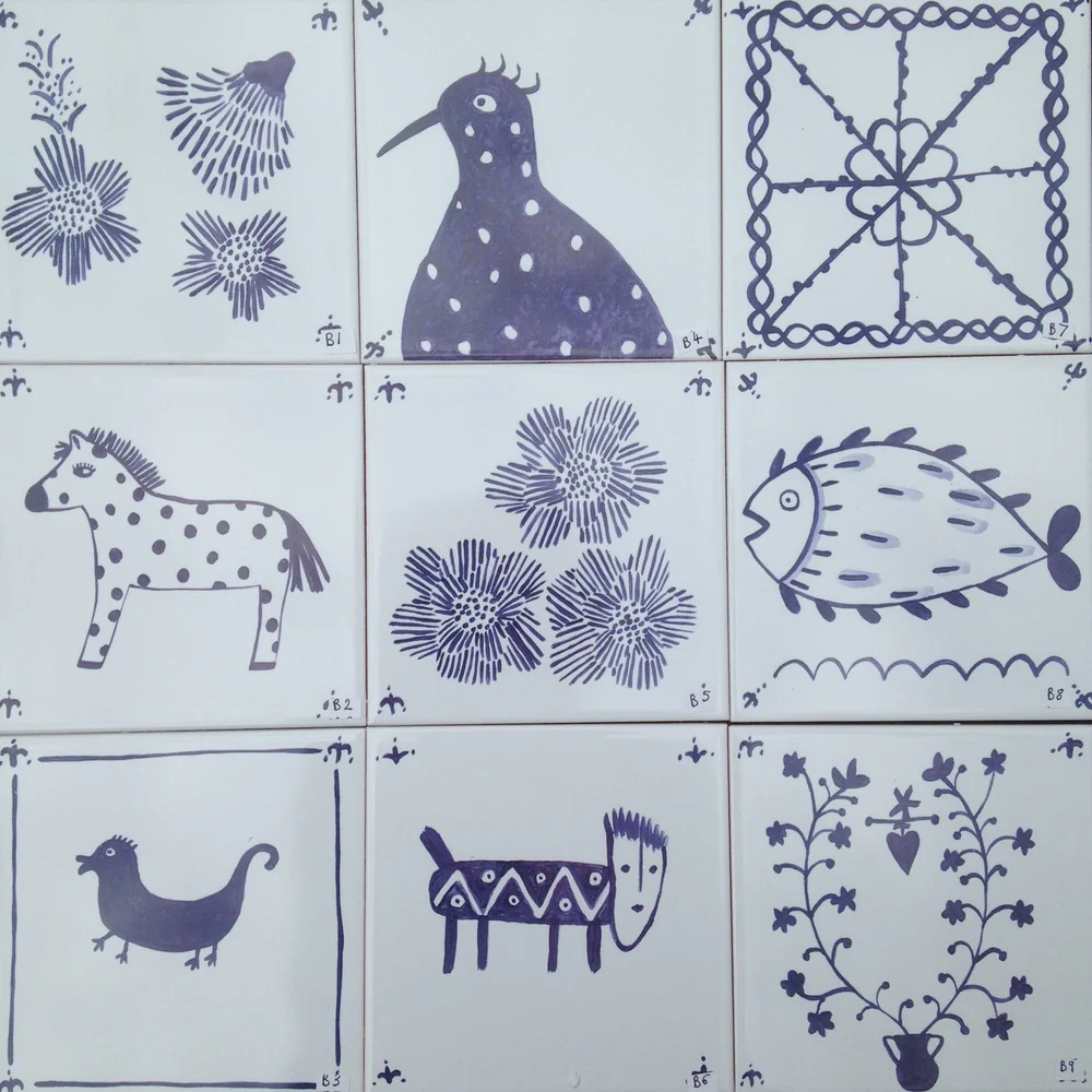 Blue Tiles — Maude Made