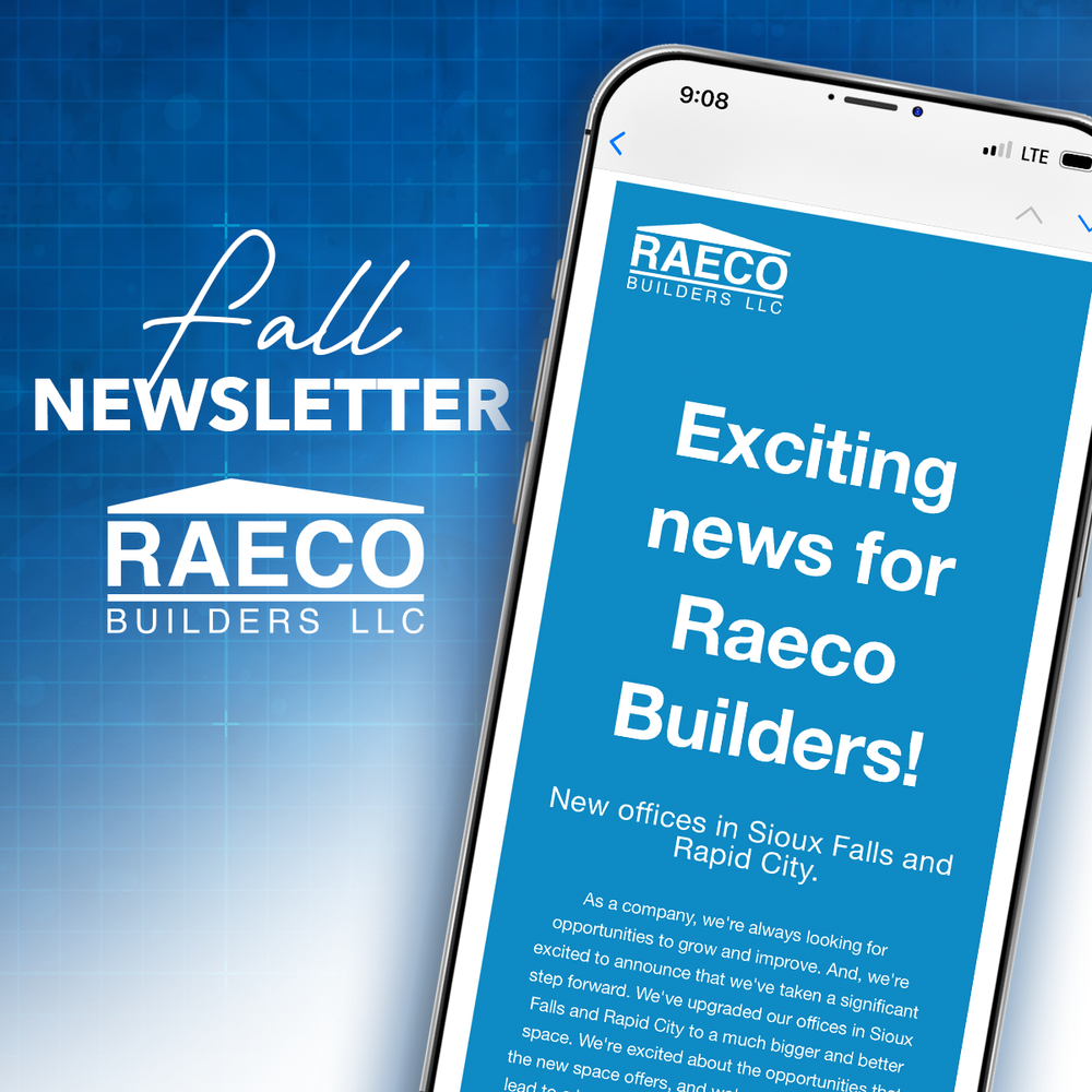 Raeco Fall Newsletter — Raeco Builders // Custom buildings, concrete ...