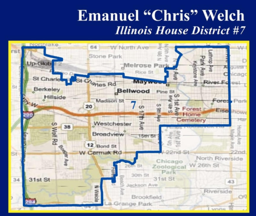 7th District - Emanuel "Chris" Welch, Speaker of the Illinois House of ...